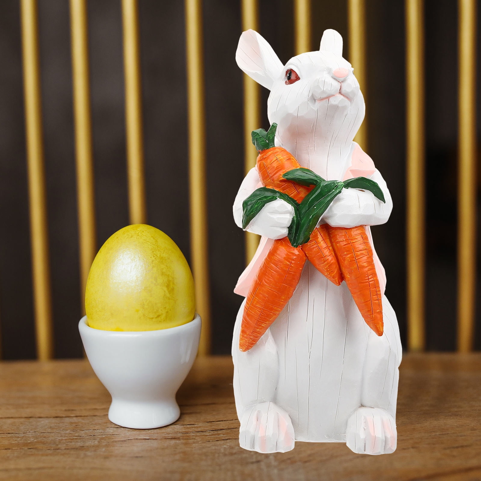 OUNONA Bunny Table Decor Rabbit Garden Ornament Garden Decoration Child ...