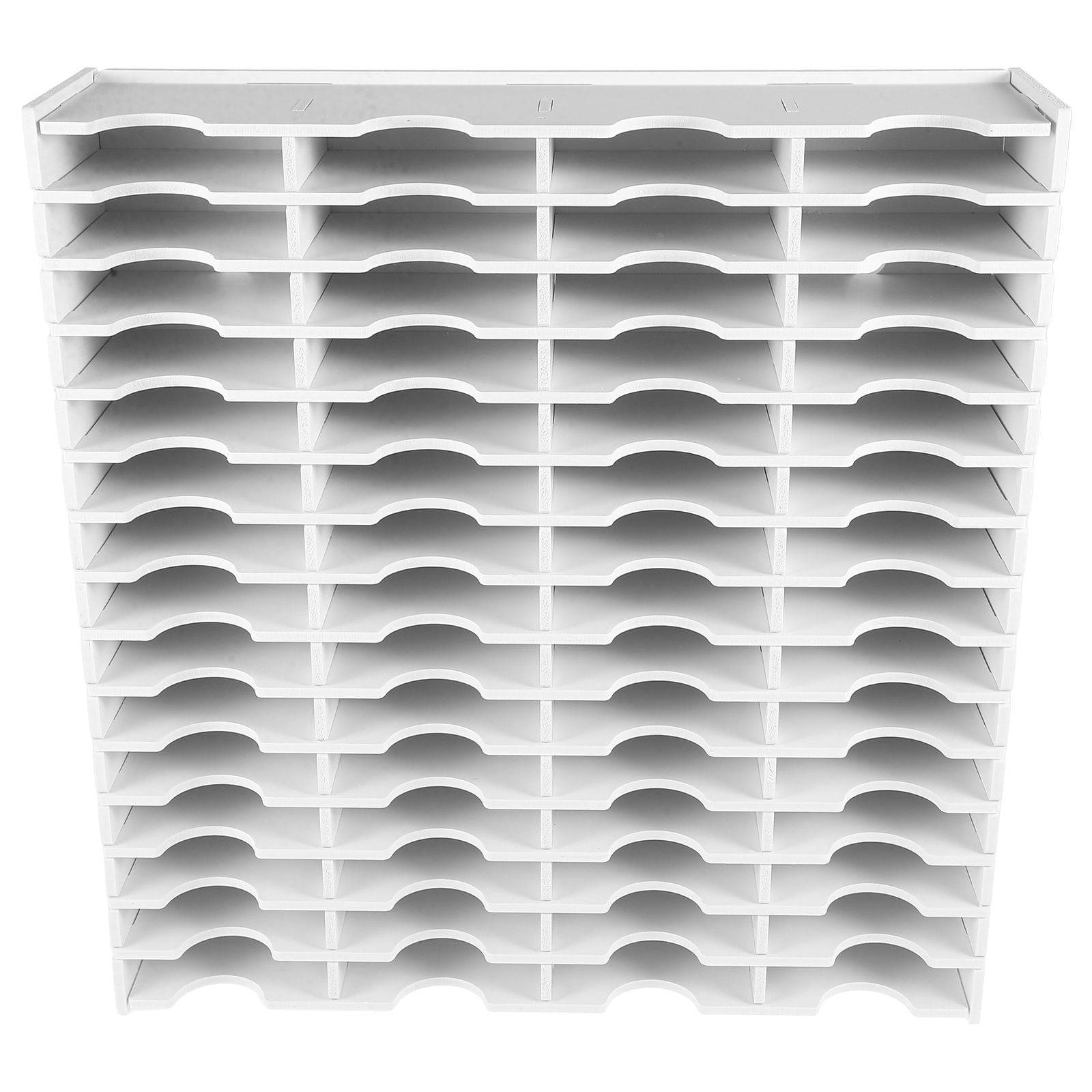 OUNONA White Cardboard CD Storage Rack Organizer for Office and Home ...