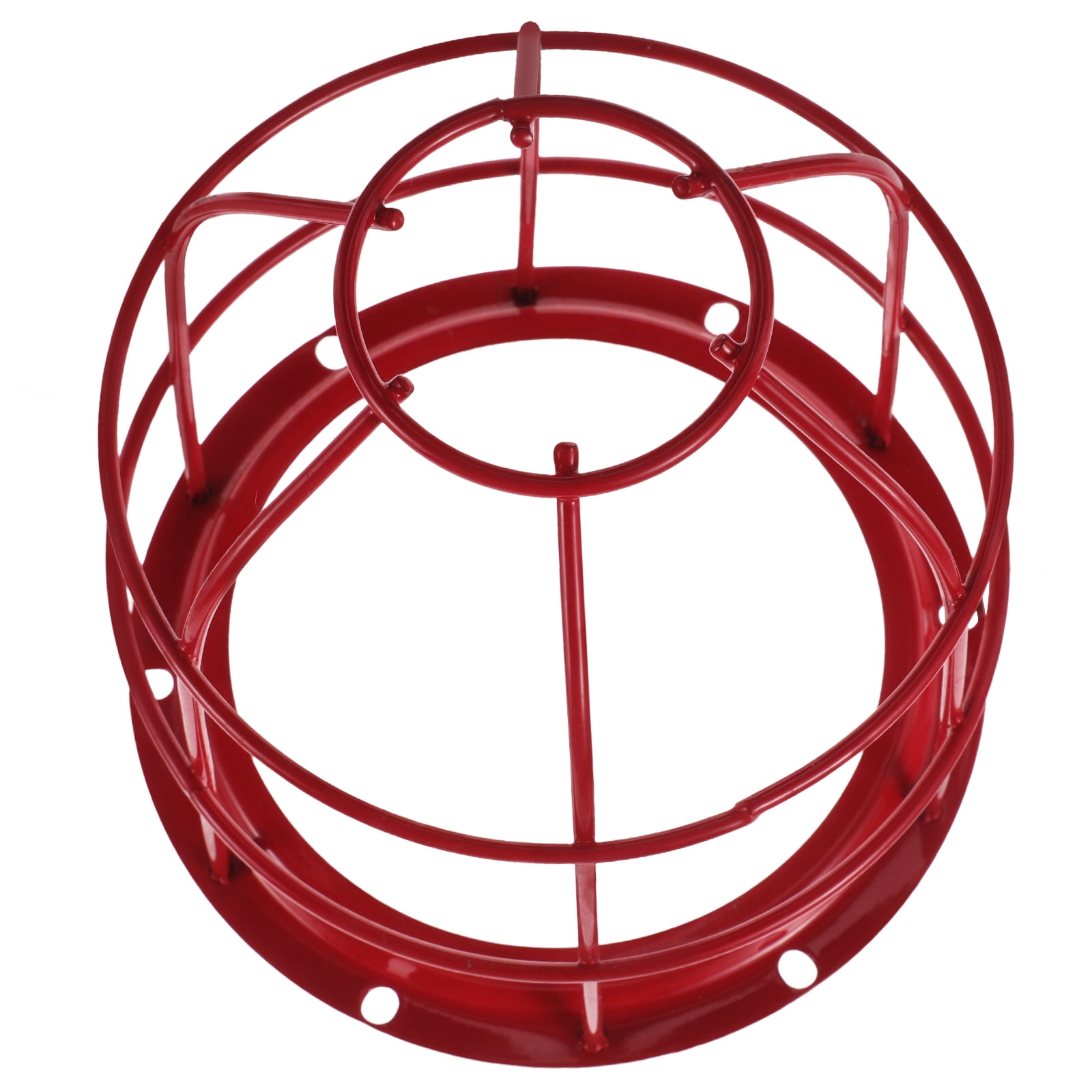 OUNONA Cage Bulb Lantern Light Guard Collapsible Decor Tweezers Red ...