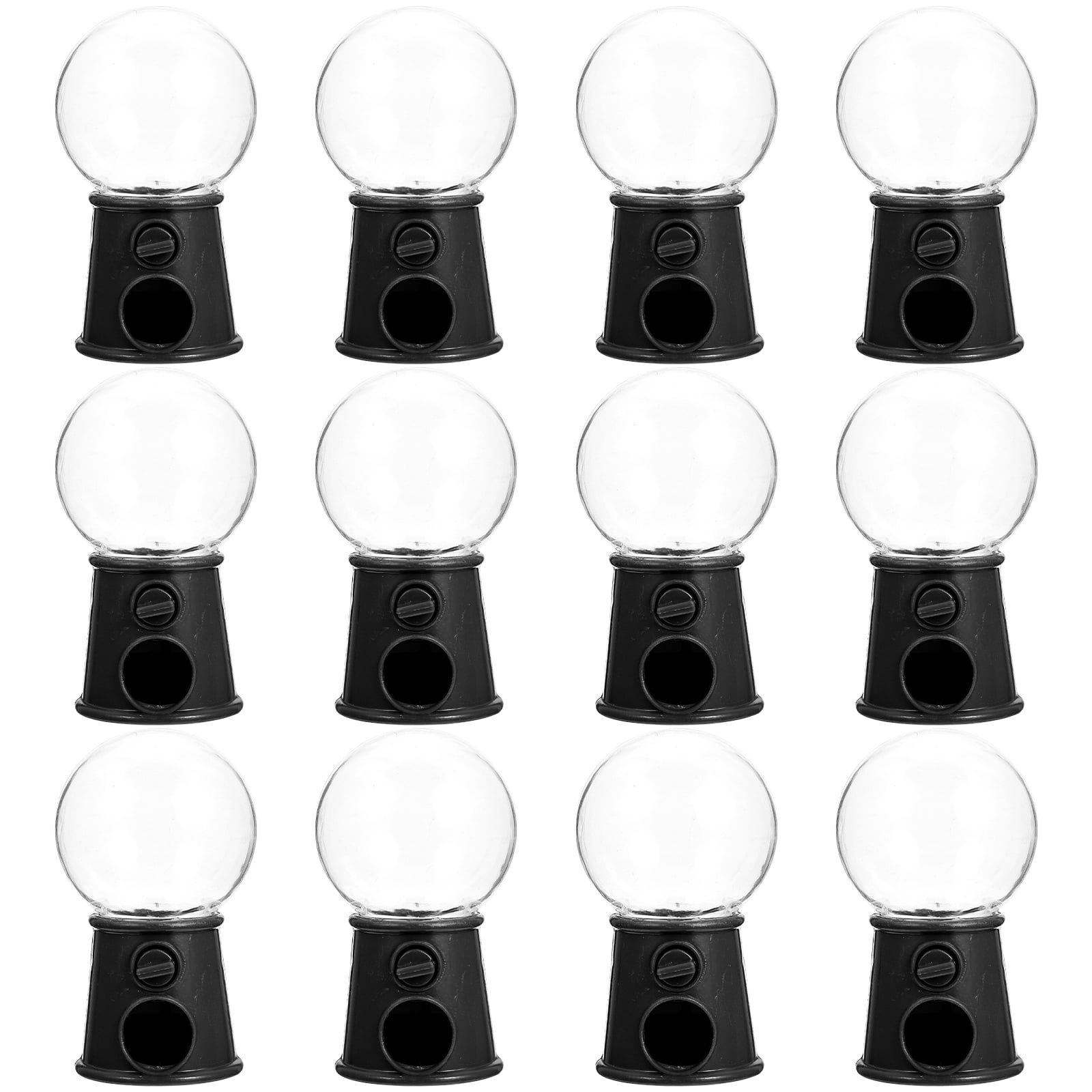 TABLETREANDS Round Mini Gumball Machines For Cake Decor 12Pcs 2.8X1.4X1 ...