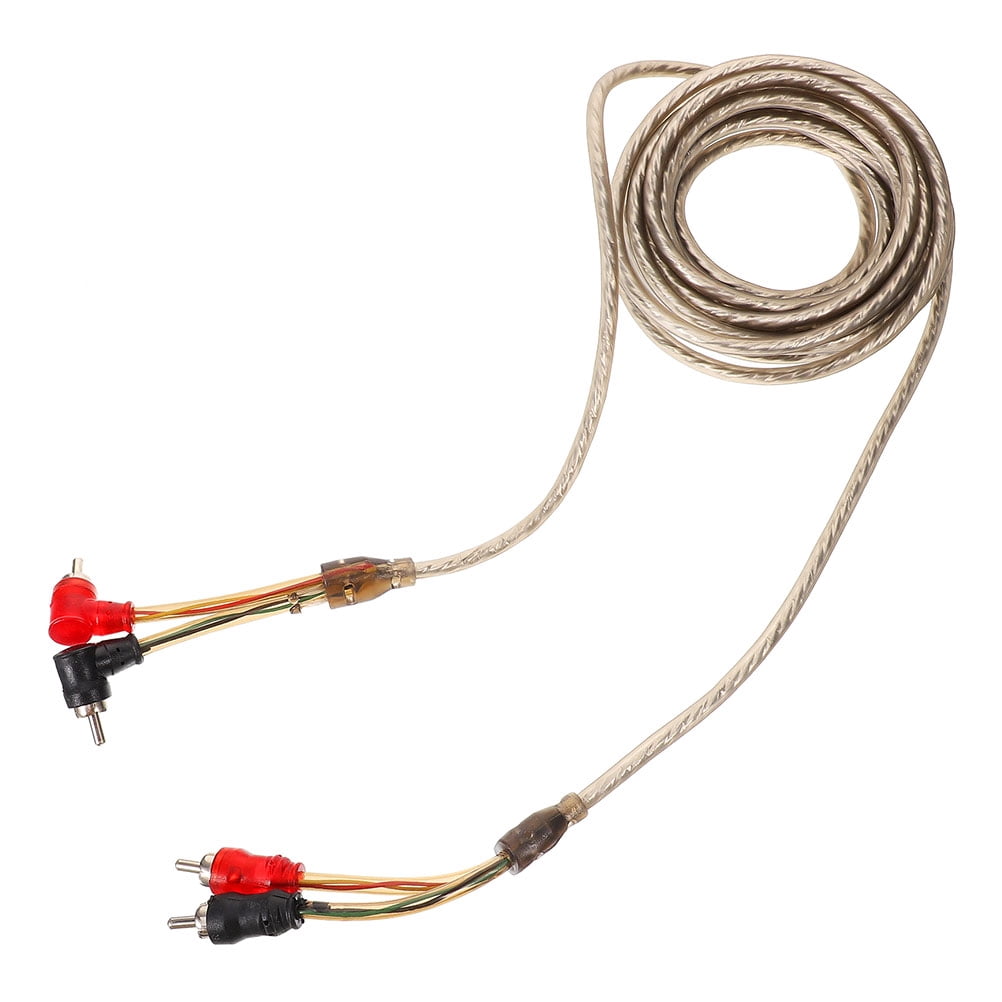 OUNONA Car Audio Wire Kit 2pcs Subwoofer Speaker Cables for Car Audio ...