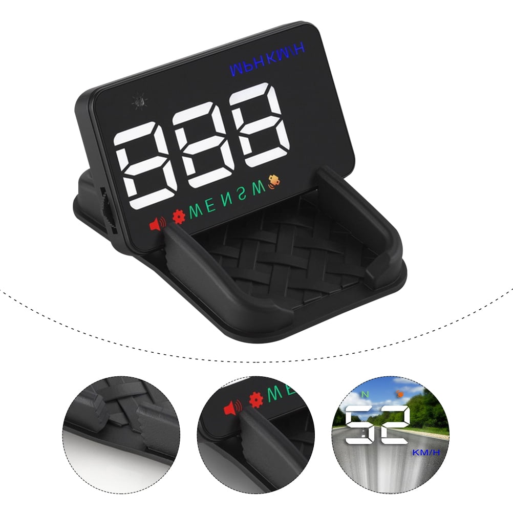 OUNONA Car Display GPS Meter Speedometer Car Speeding Gauge - Walmart.com
