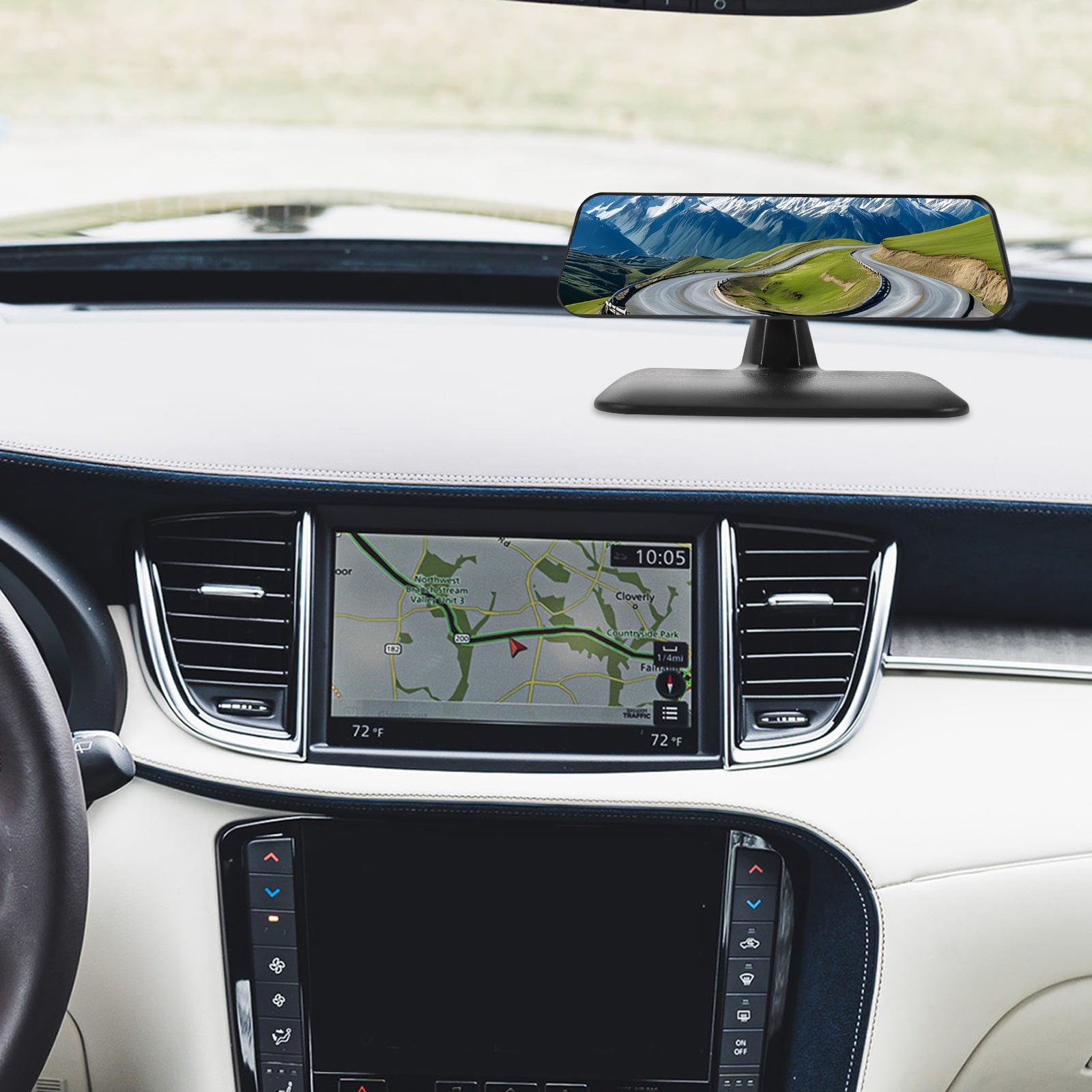 OUNONA Car Mirror Dash Cam Mount Reliable Plastic Cam Mount Stable Dash ...