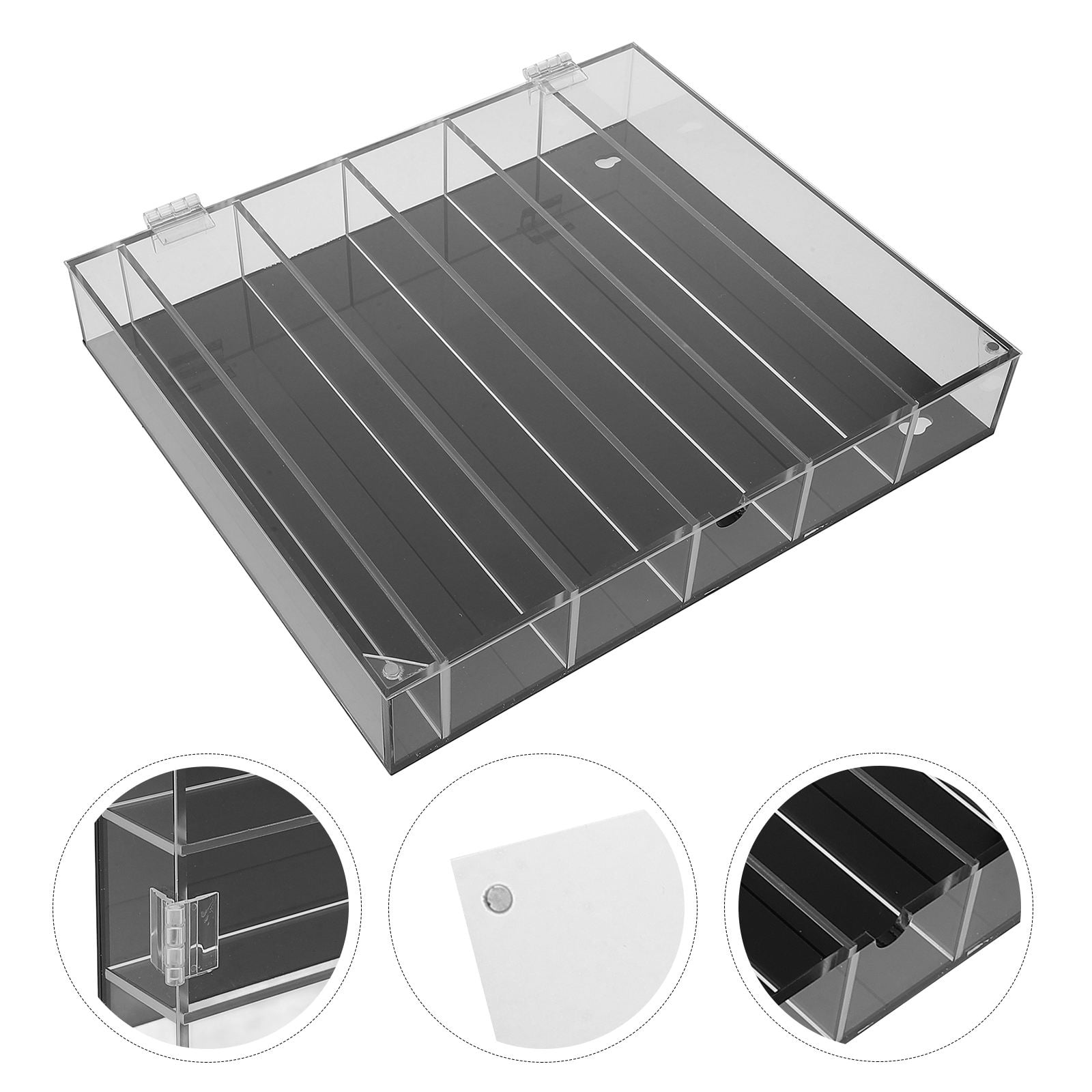 OUNONA Black Acrylic Model Car Display Stand for Tabletop Use with ...