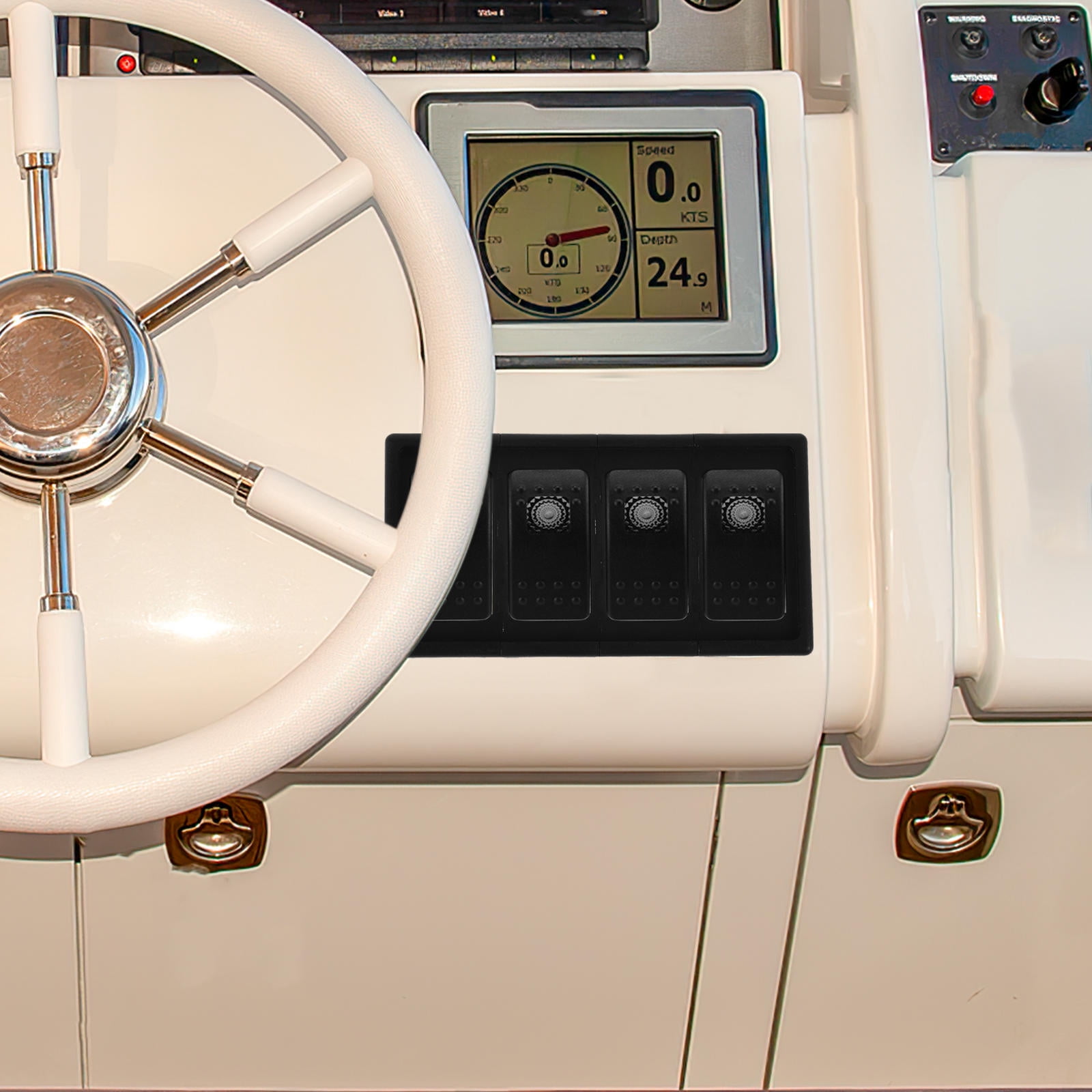 OUNONA Car Rocker Switch Panel Clip Housing For Automotive Use Plastic ...