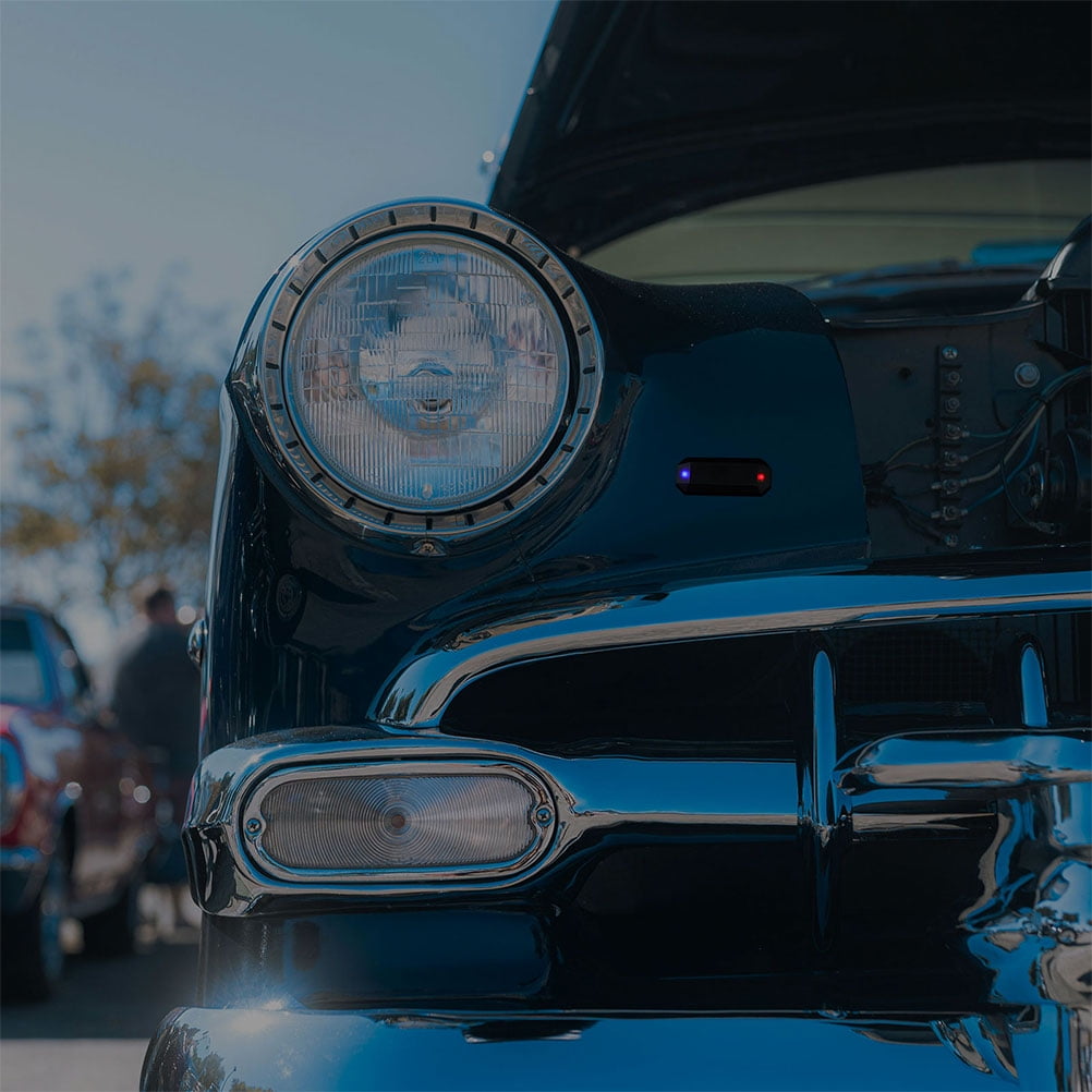 OUNONA Car Security Light Warning Theft Flash Blinking Fake Solar Car ...