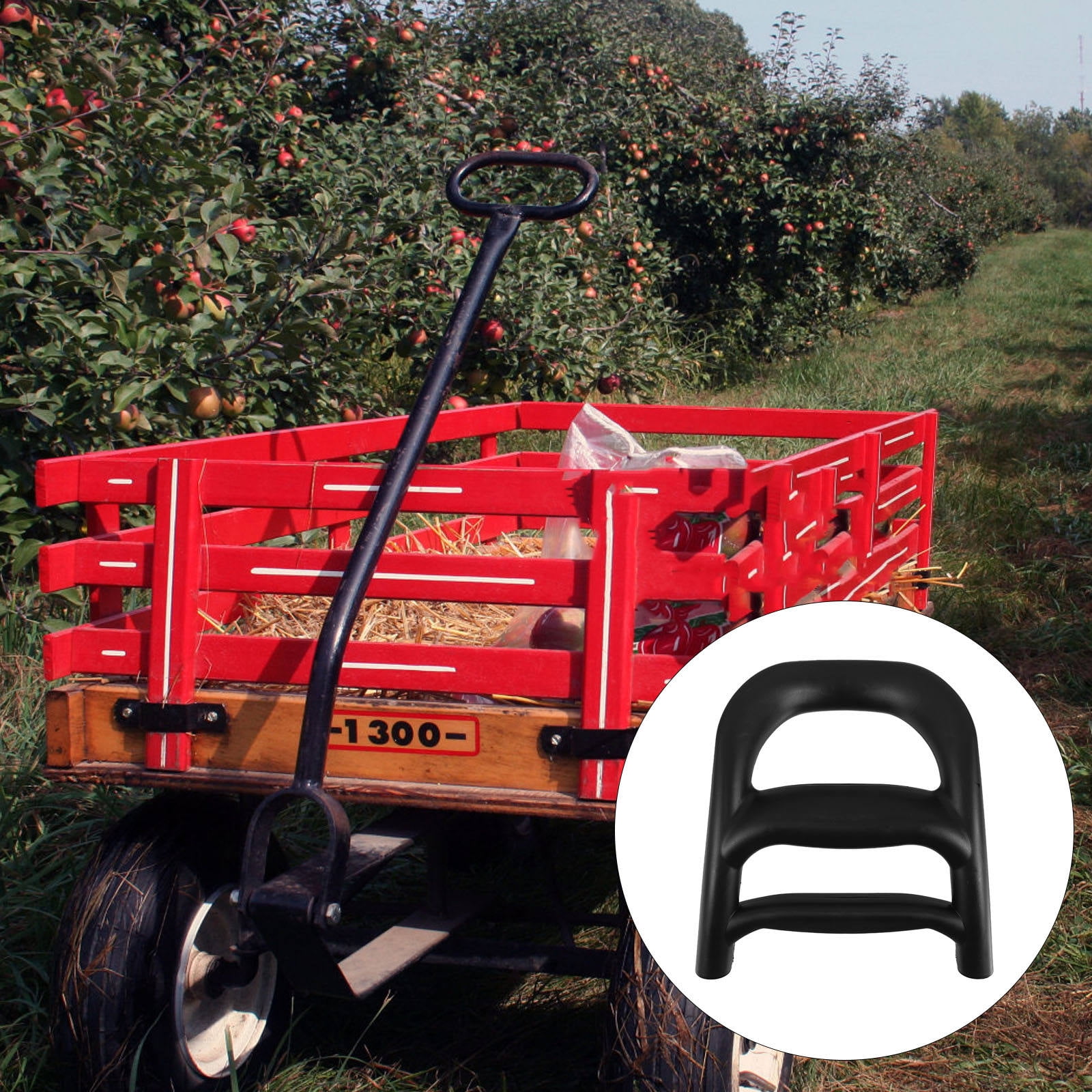 OUNONA Cart Handle Grip Plastic Replacements Handle For Wagon Cart ...