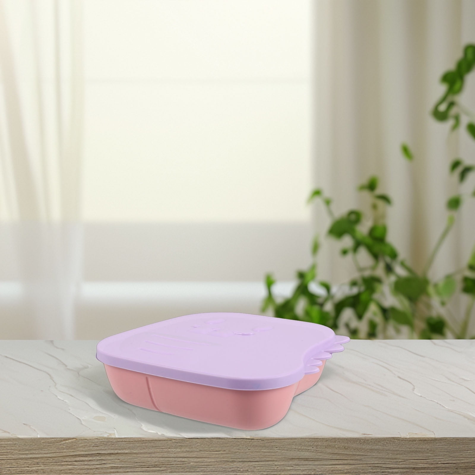 OUNONA Cartoon Baby Dinnerware Cute Animal Shaped Divided Plate with ...