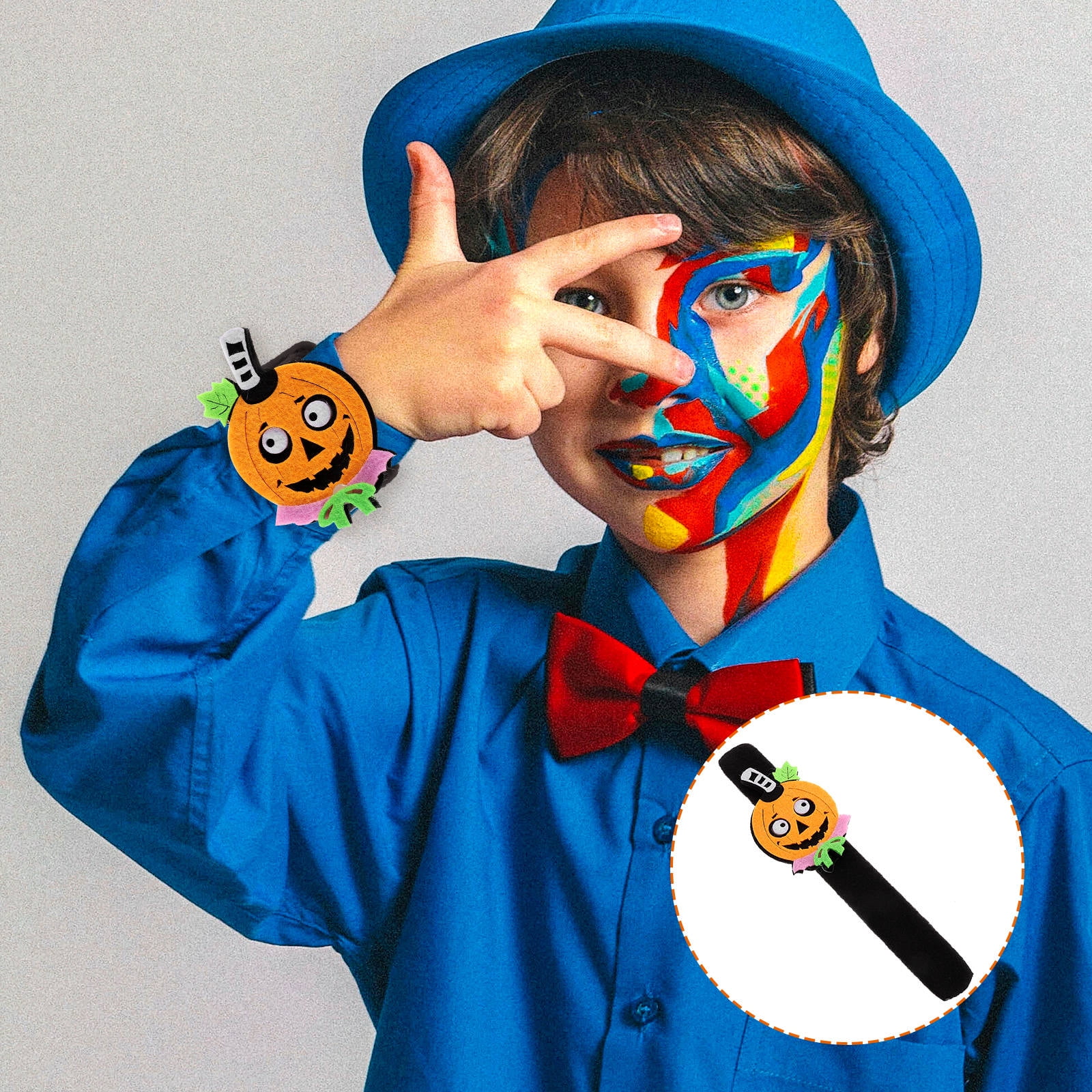 OUNONA Cartoon Slap Wristband Halloween Slap Band Kids Wrist Decor ...