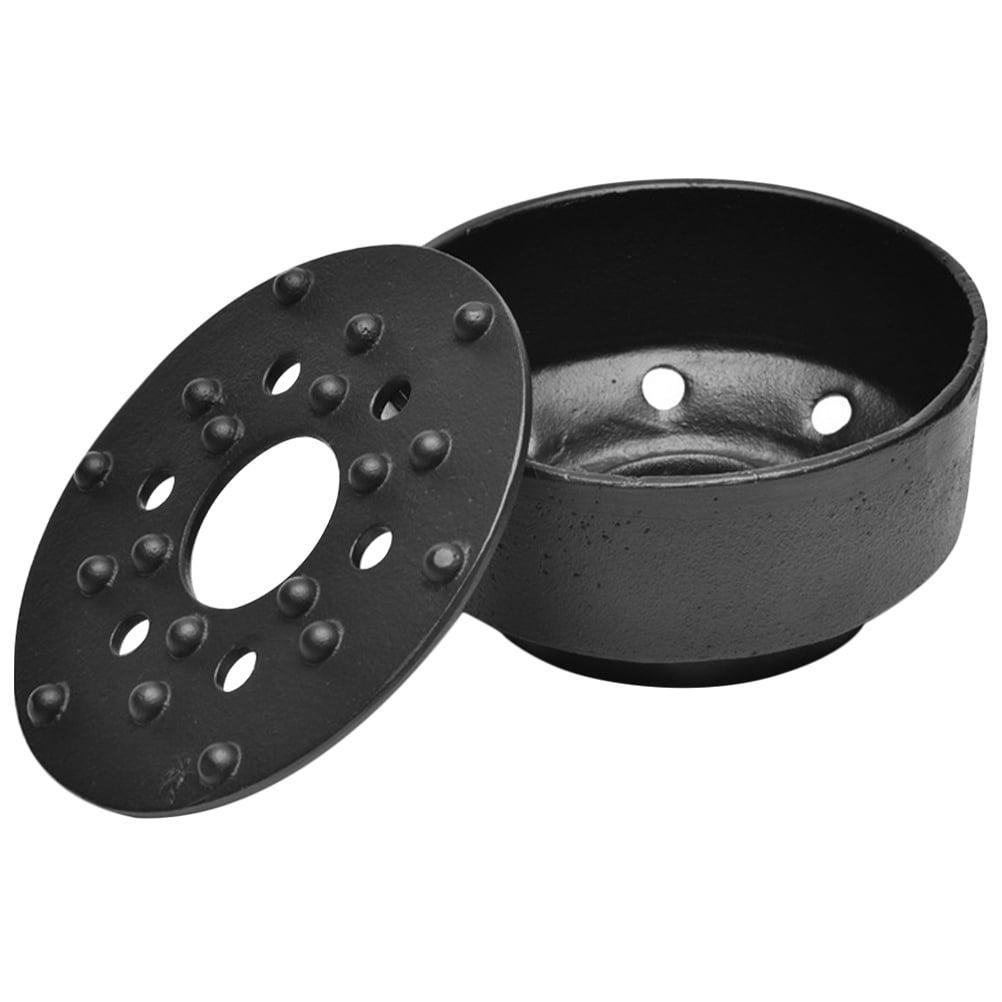 OUNONA Cast Iron Alcohol Box Small Alcohol Stove Reusable Alcohol Box ...