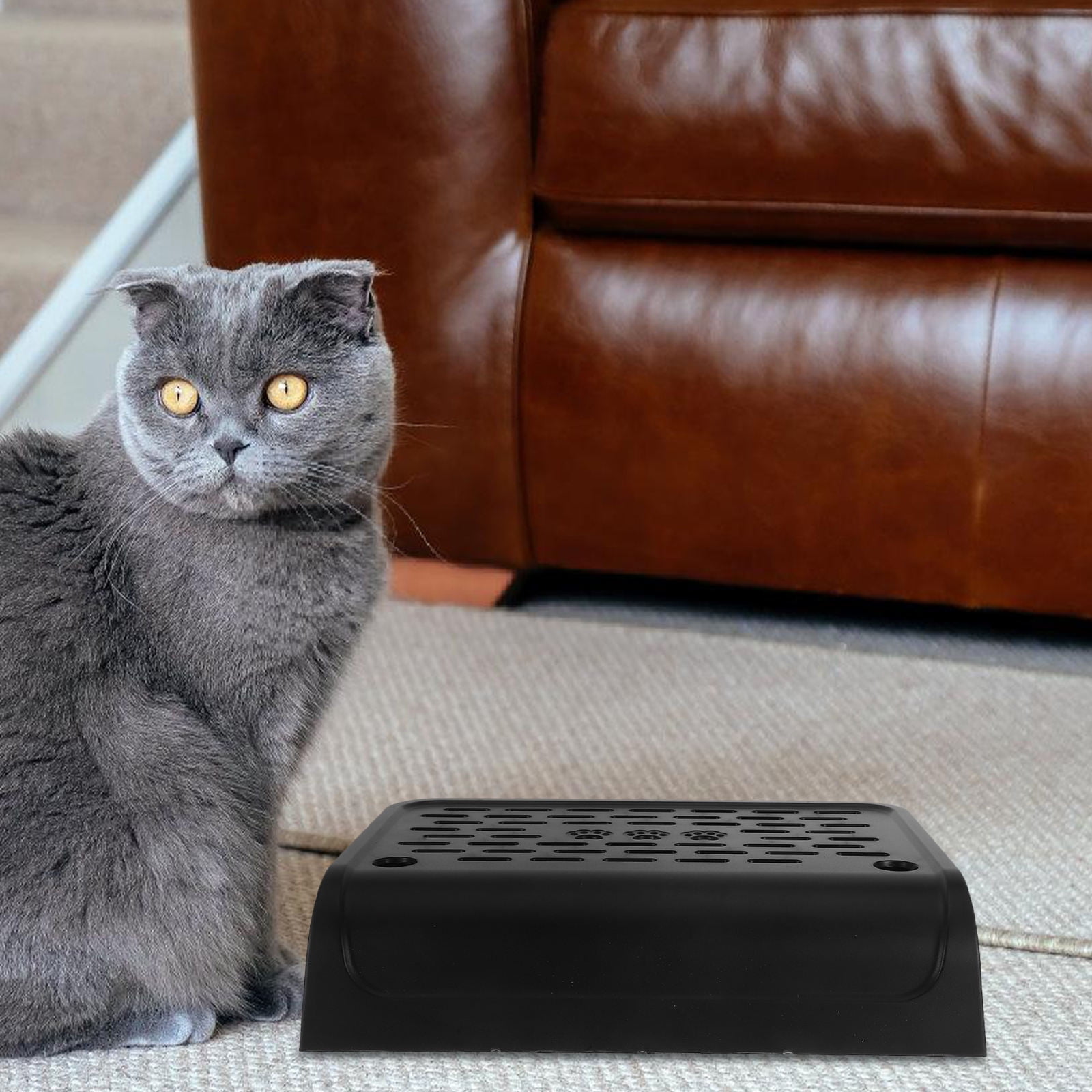 OUNONA Cat Ramp for Litter Box Elevated Cat Litter Ramp Plastic Litter ...