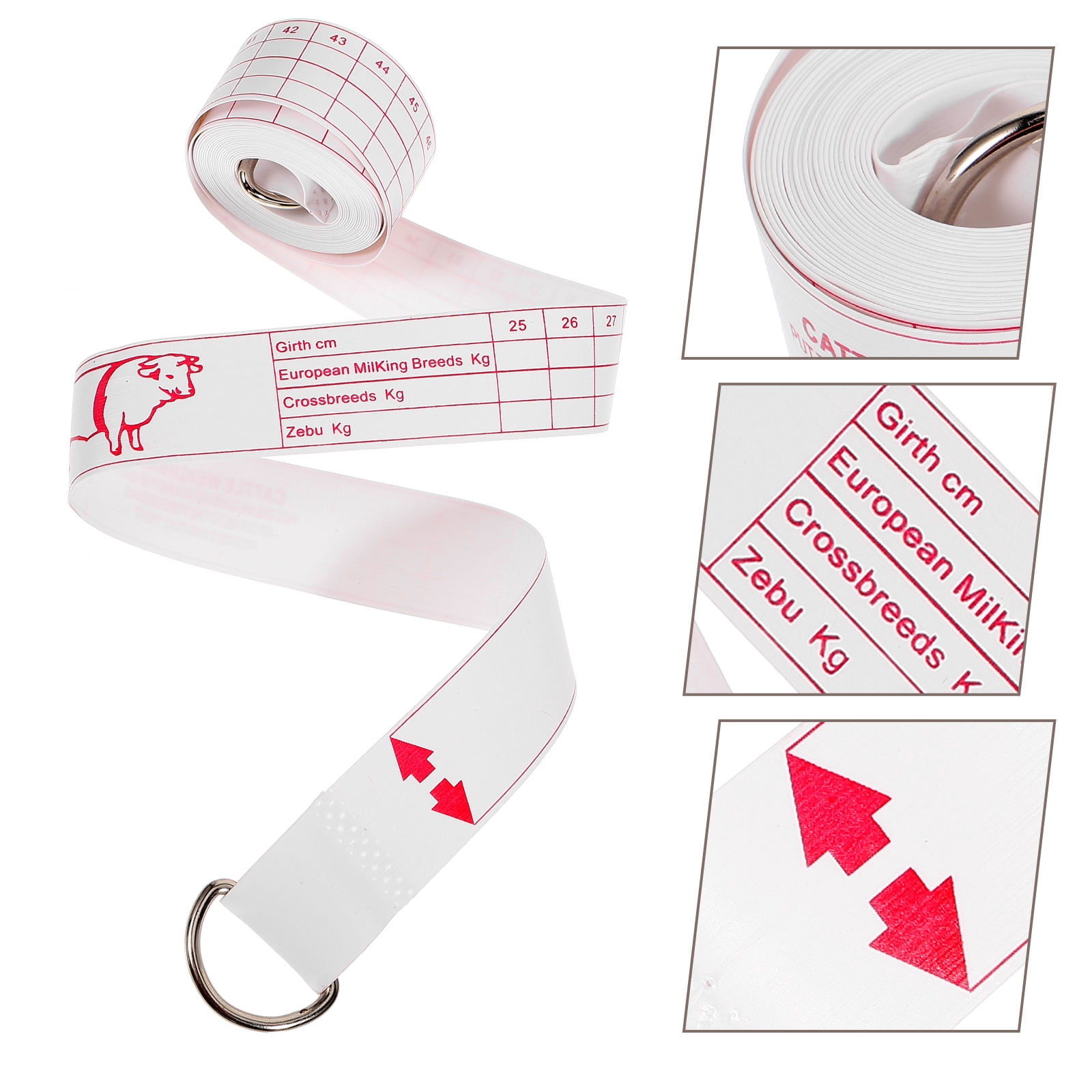 OUNONA Cattle Weight Tape Measure Horse Measuring for Body Measurements ...