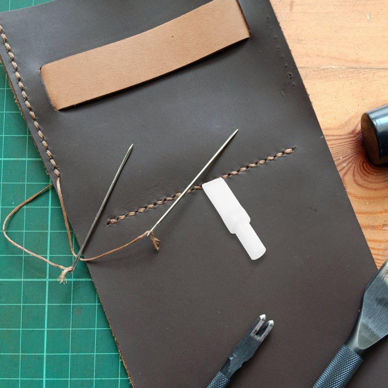 OUNONA Ceramic Swivel Carving Blade DIY Leather Crafting Tool Ceramic ...