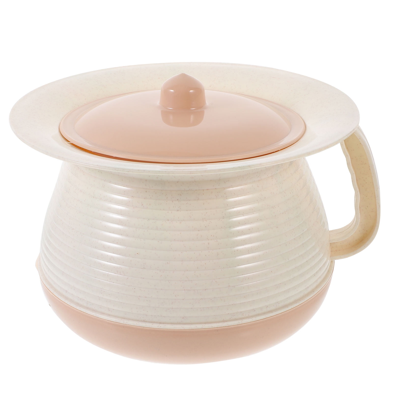 OUNONA Chamber Pot Plastic Urine Bucket with Lid Portable Urinal Toilet ...