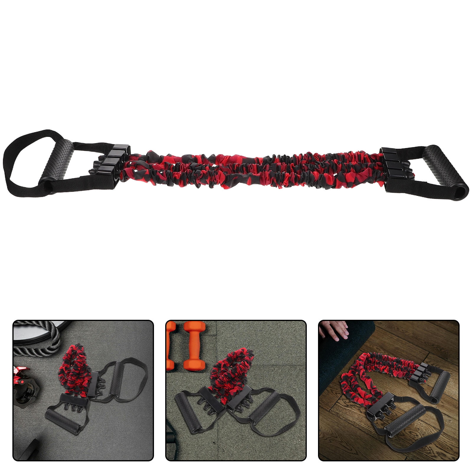 OUNONA Chest Muscle Arm Exerciser Chest Expander Adjustable for Home ...