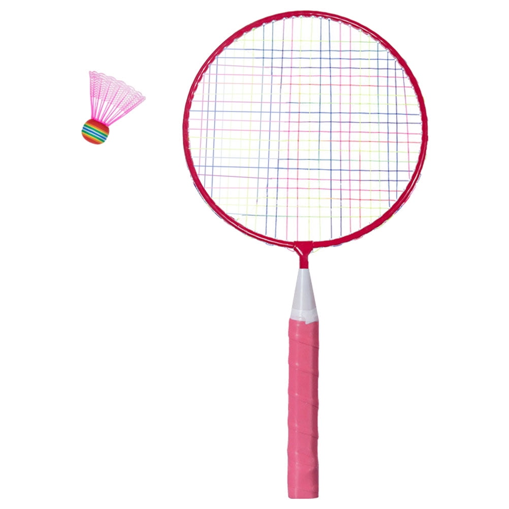 OUNONA Children Pink Badminton Racket Kids Hand-eye Coordination Toys ...