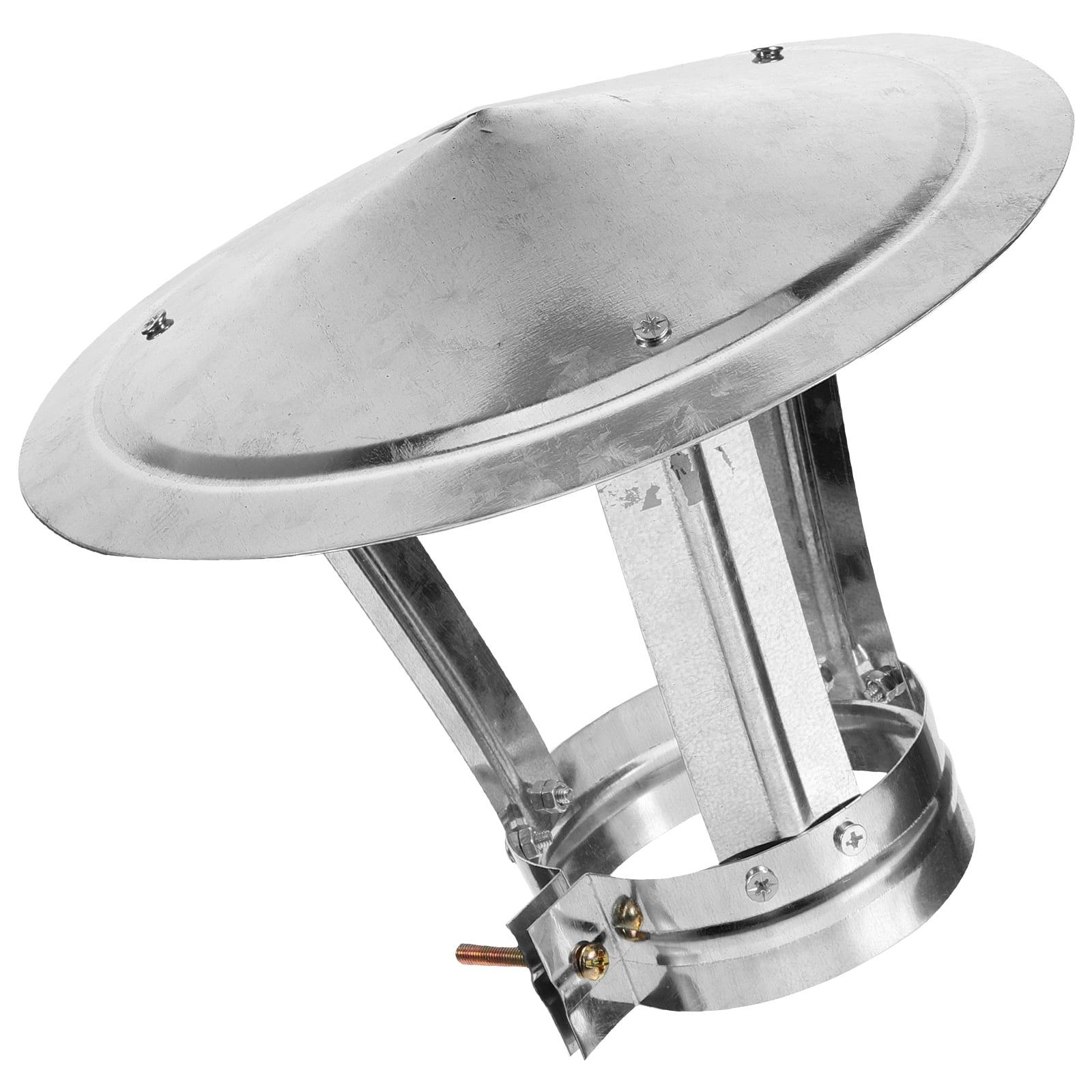 OUNONA Chimney Cap Heavy Duty Iron Chimney Flue Cowl Rain Cover Vent ...