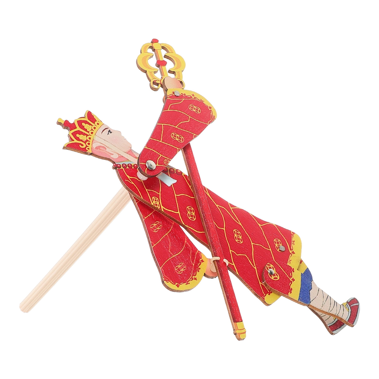 OUNONA Chinese Shadow Puppetry Toy Portable Wooden Shadow Puppet Toy ...