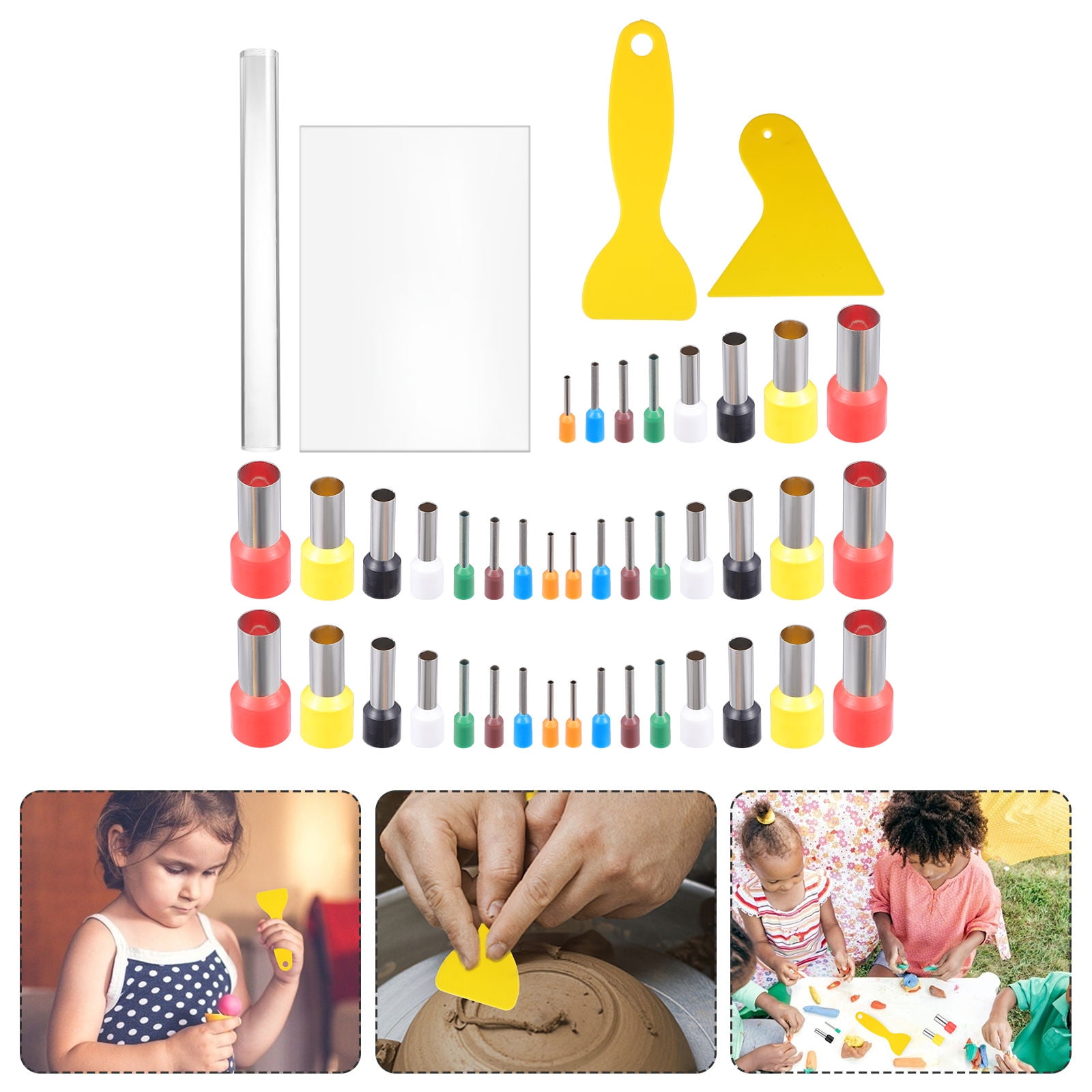 OUNONA Clay Sculpture Tool Set Shaping Pottery Modeling Sculpting ...