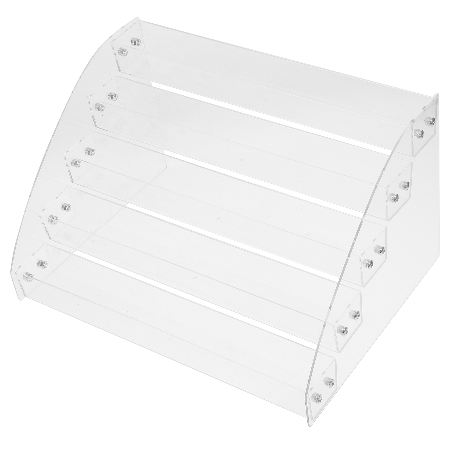 OUNONA Clear Acrylic Desktop Rack Card Holder with Five Layers for ...