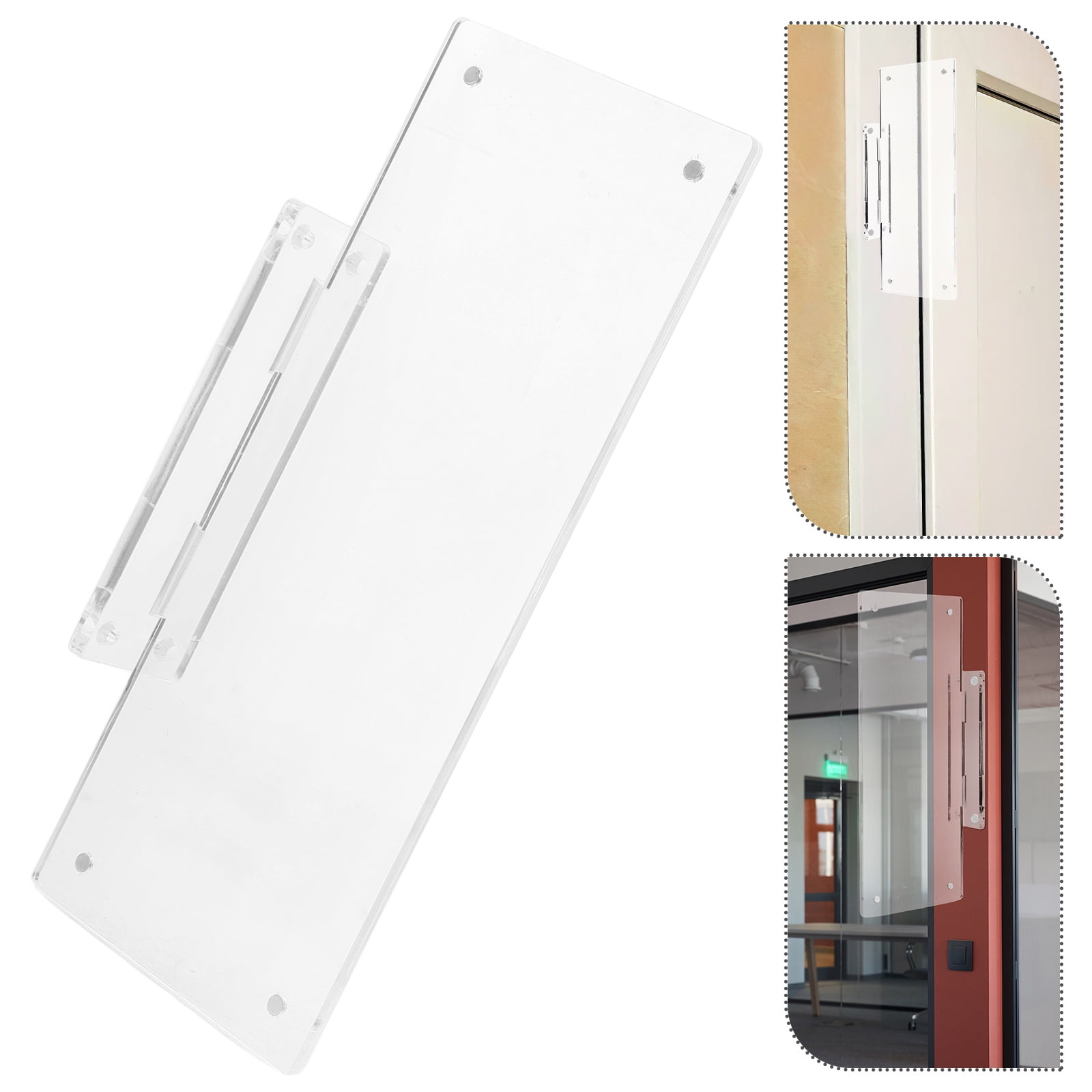 OUNONA Clear Acrylic Office Door Plate Office Door Signs Business ...
