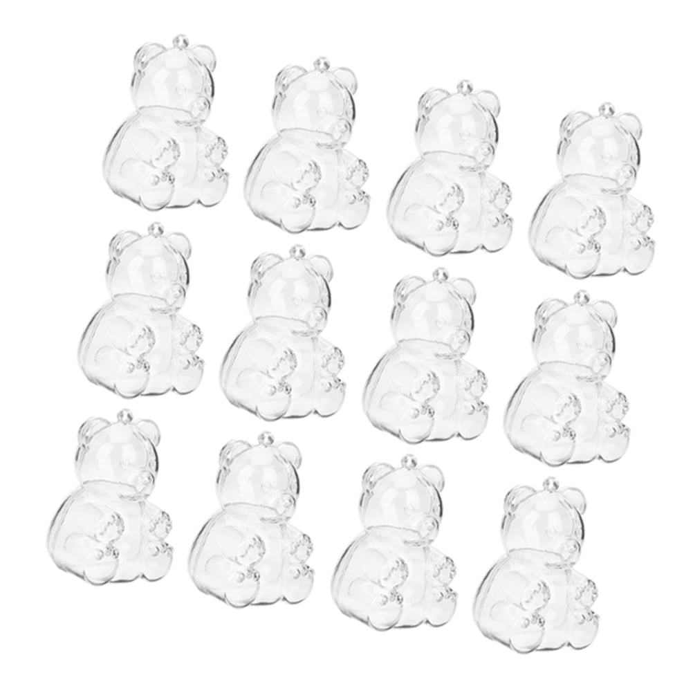 OUNONA Clear Bear Shaped Candy Boxes for Party Favors and Treats ...