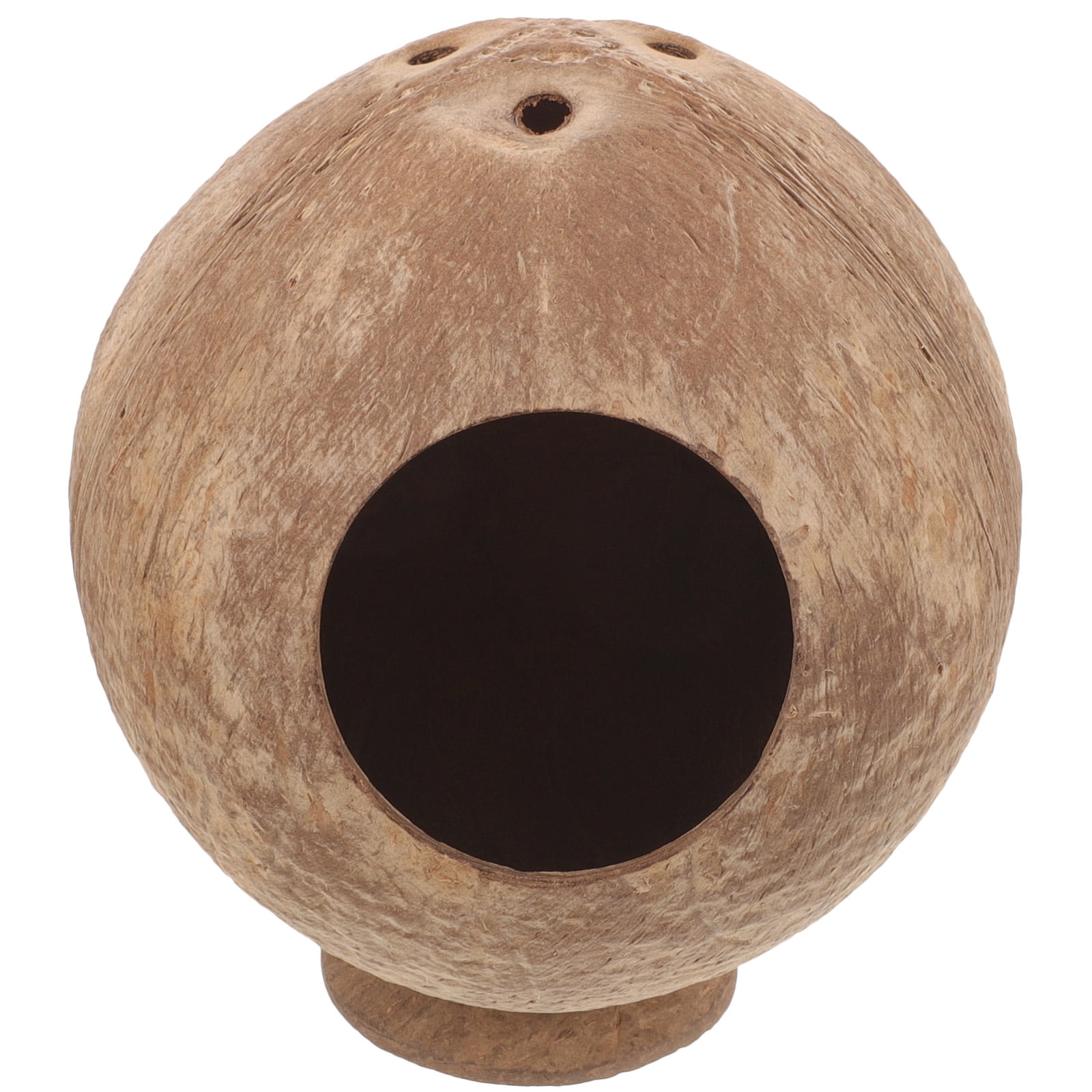 OUNONA Coconuts Shell Hamster Hideout Guinea Pig Hide Hut Hiding House ...