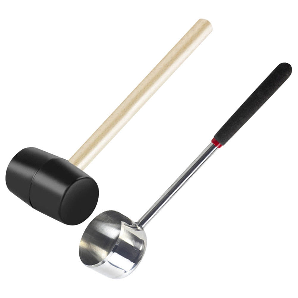 WEAVILUX Stainless Steel Coconut Tool Opening Coconuts 2Pcs 10.2x2.4in ...