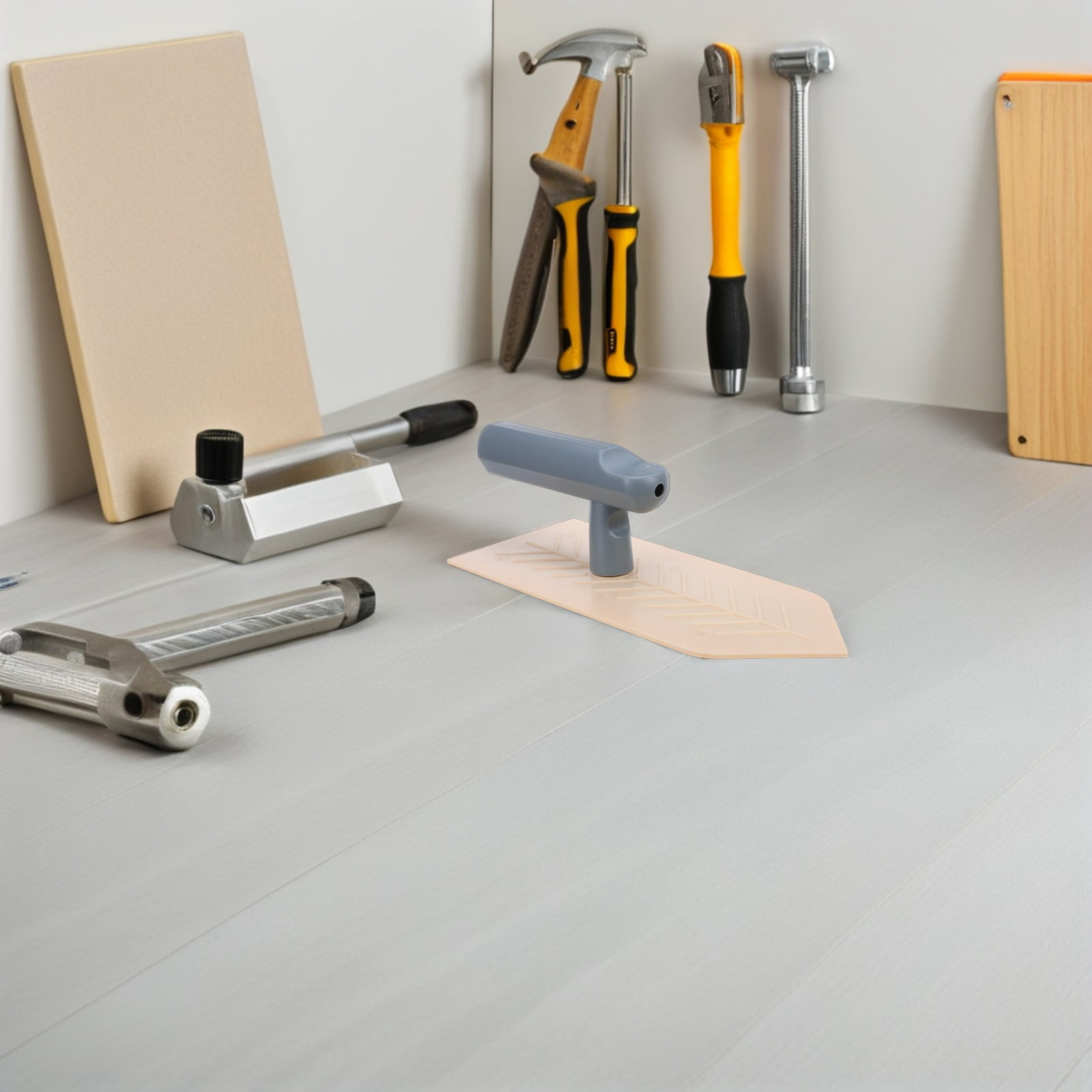 OUNONA Versatile Plastic Plastering Trowel for Flat Wall and Floor ...