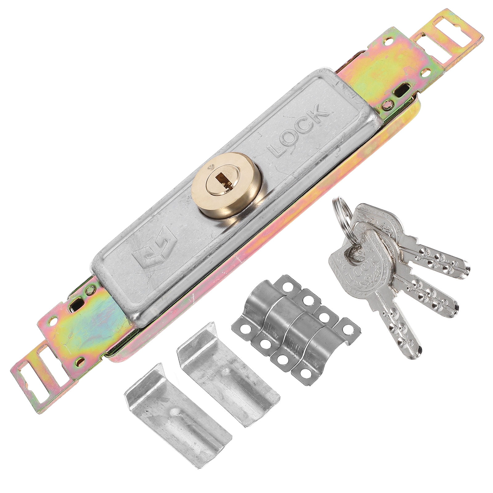 OUNONA Commercial Door Lock Double Cylinder Deadbolt Zinc Alloy Anti ...