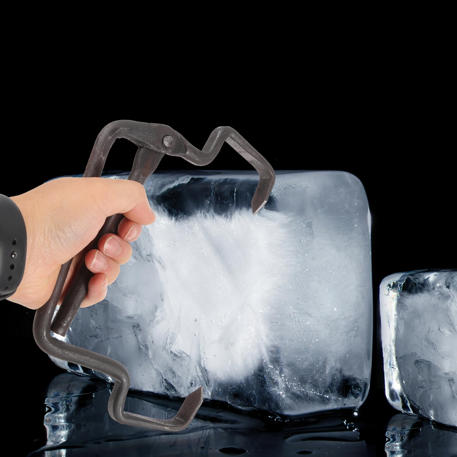 OUNONA Commercial Ice Block Tongs for Large Blocks Lifter Statue Clip ...