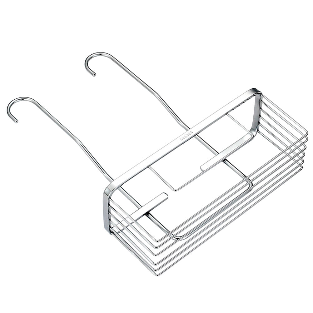 OUNONA Commercial Stand Stainless Steel Hanger Rack Hanging Shelves ...