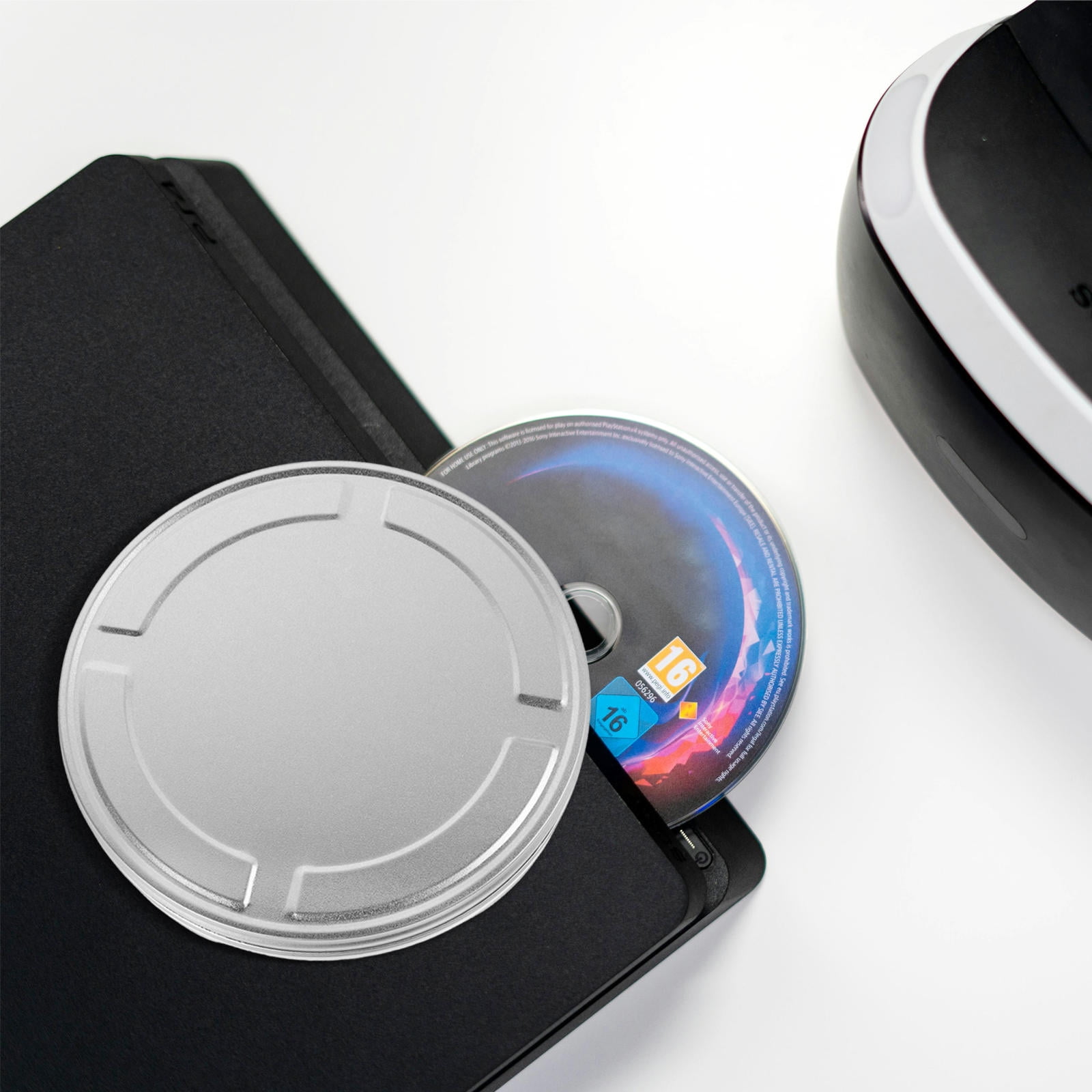 OUNONA Compact Dvd Storage Case Round Disc Storage Portable And Space ...