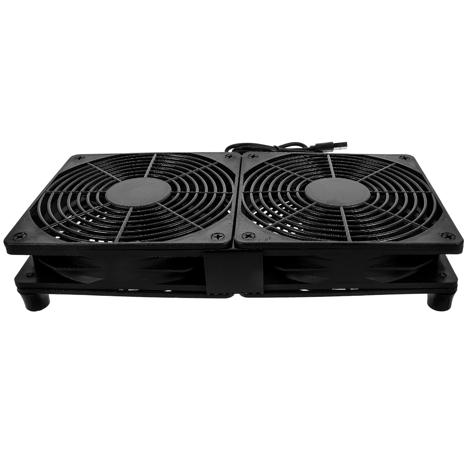 OUNONA Computer Fan Portable Fans That Blow Cold Air Cooling Dual ...