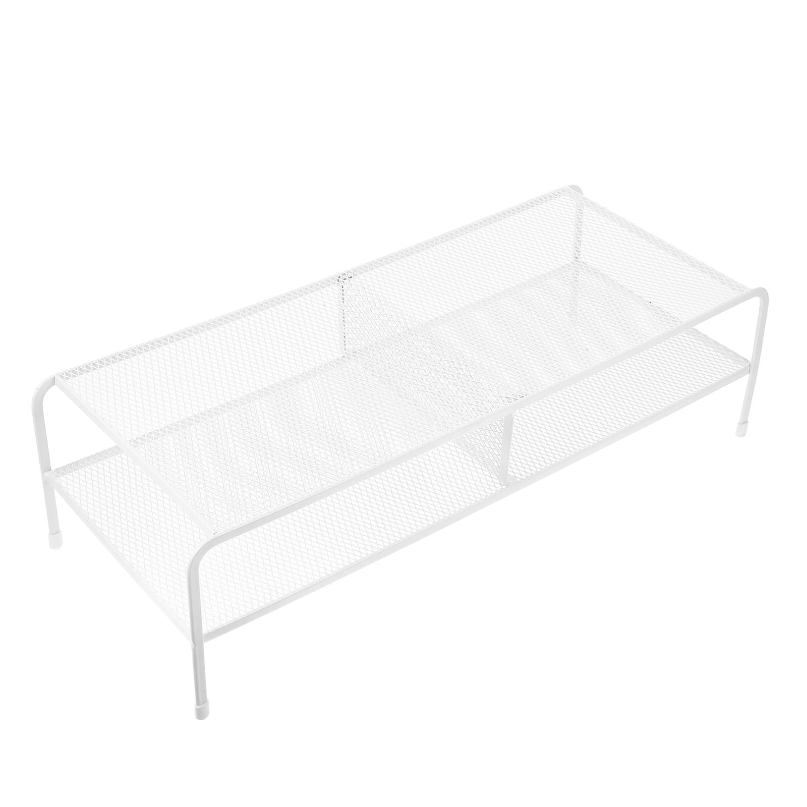 OUNONA Computer Monitor Stand Iron Mesh Rack Monitor Riser Stand ...