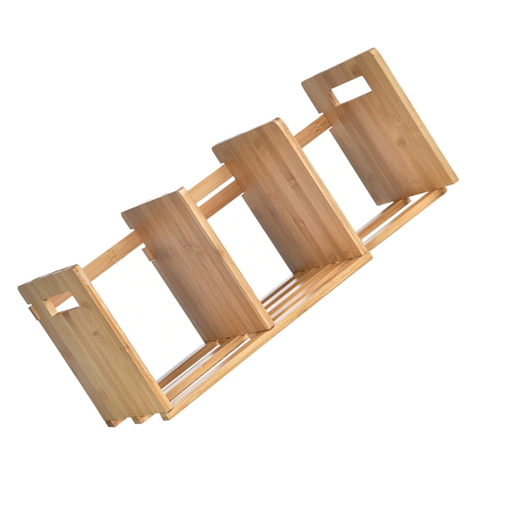 OUNONA Computer Monitor Stand Lift Telescopic Storage Rack Expandable ...