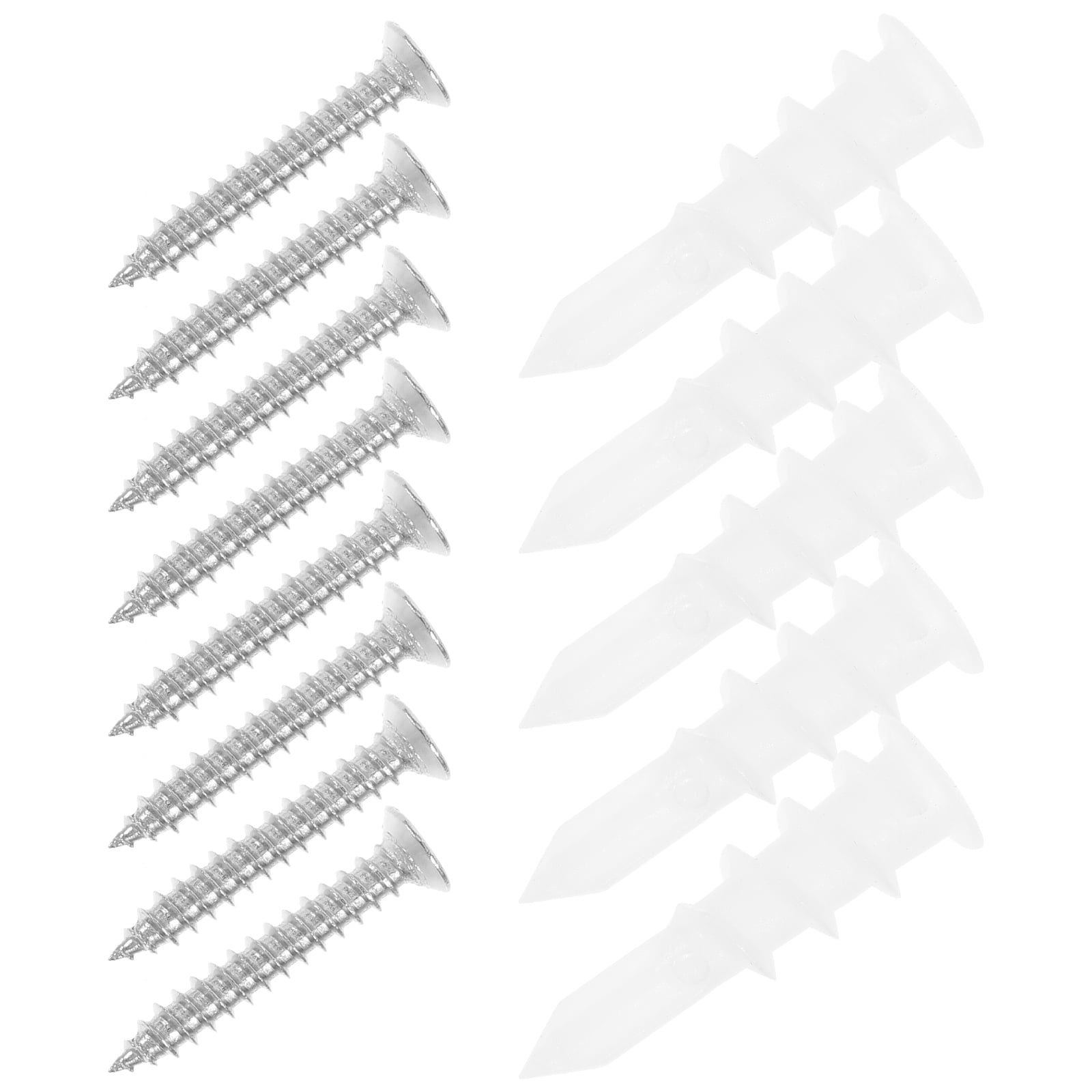 OUNONA Concrete Wall Anchors Mounting Screws for Drywall Heavy Duty ...