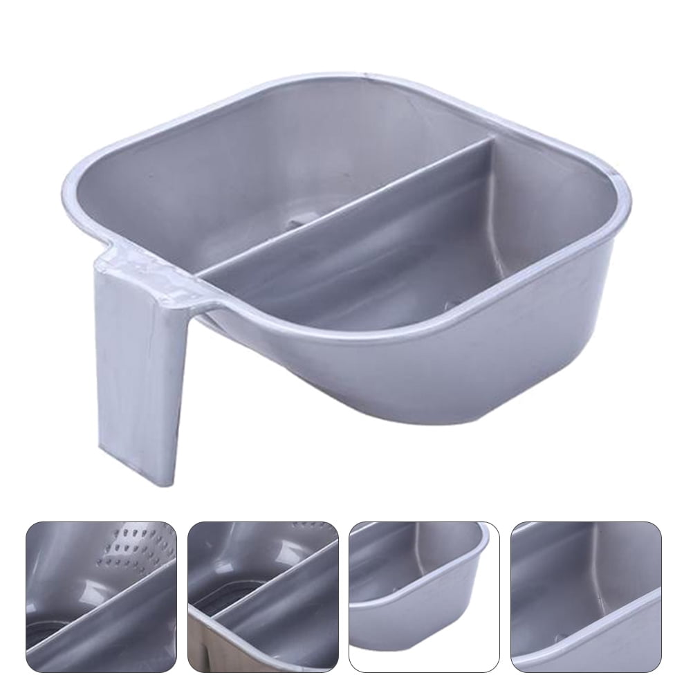 OUNONA Container for Hair Mixing Dye Bowl Tinting Bowls Dyeing Silver ...