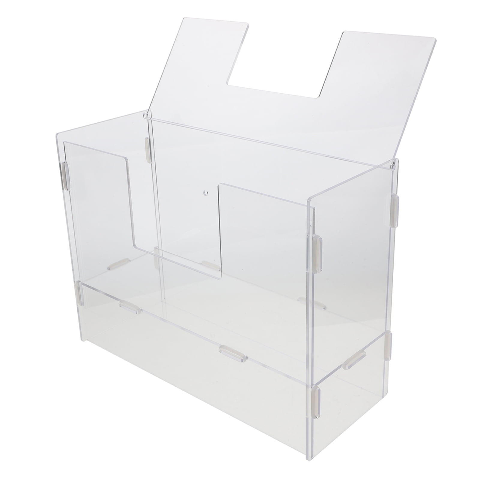 OUNONA Convenient Rabbit Hay Dispenser Groove Acrylic Feed Groove Hay ...