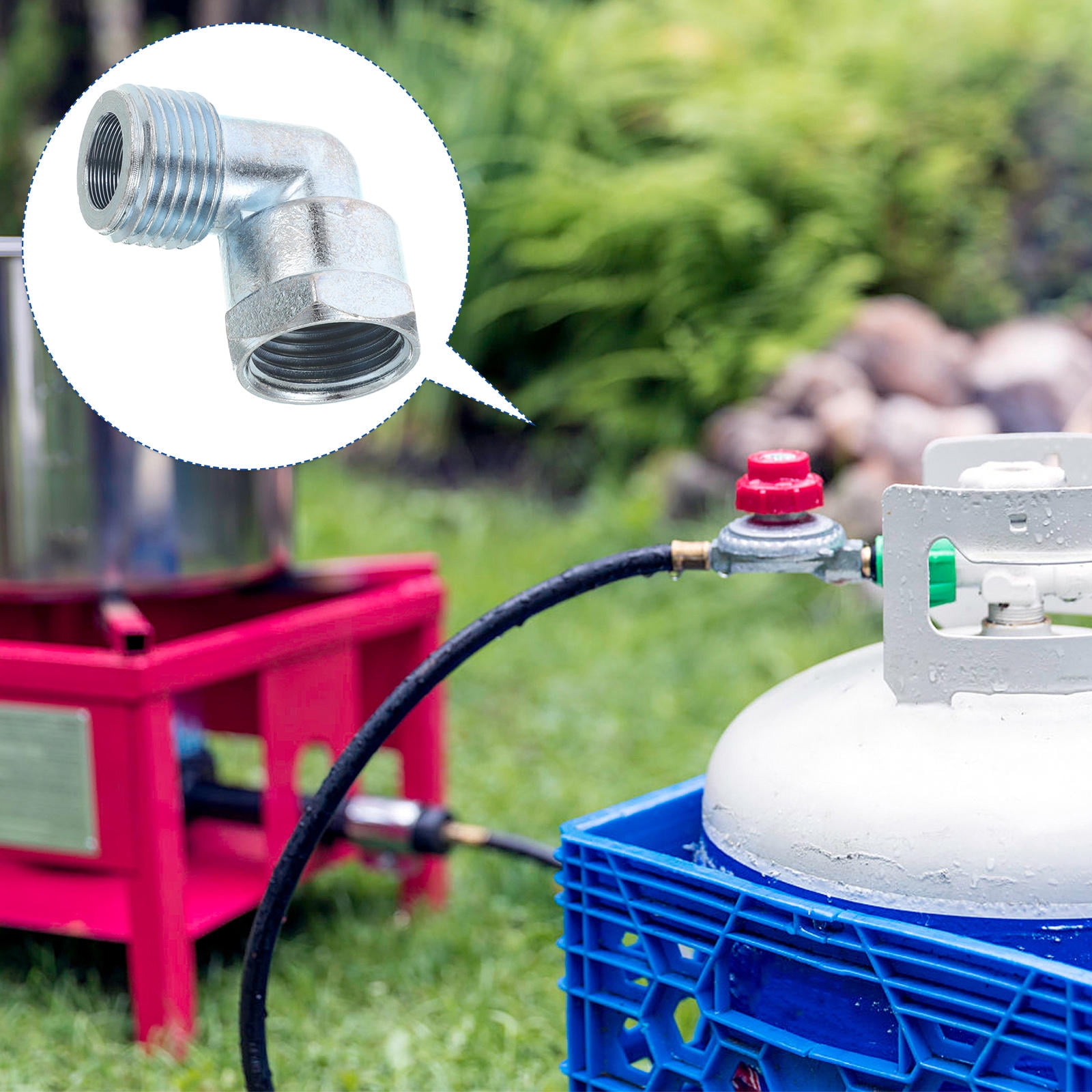 OUNONA Cooker Pipe Adapter Joint Stove Connector for Gas Heater ...