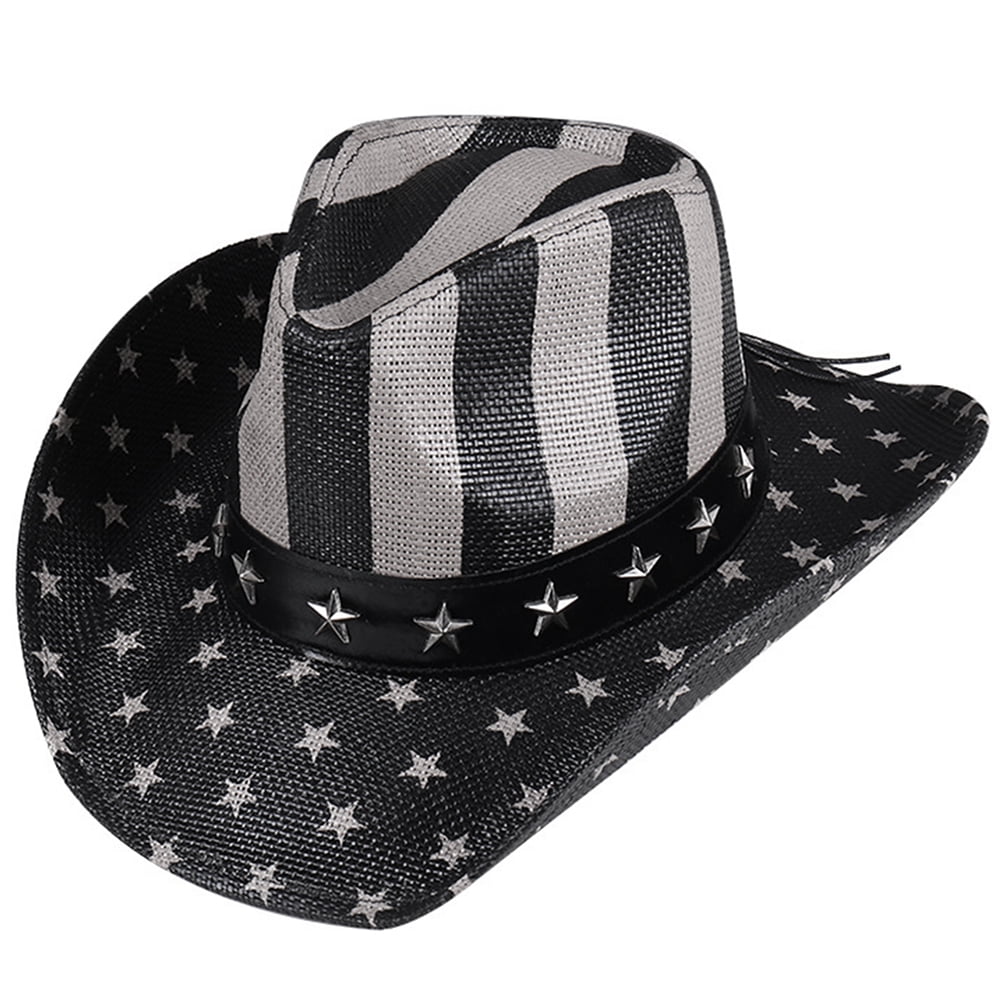 OUNONA Cool Hat Western Style Hat Role Play 35x30cm - Walmart.com