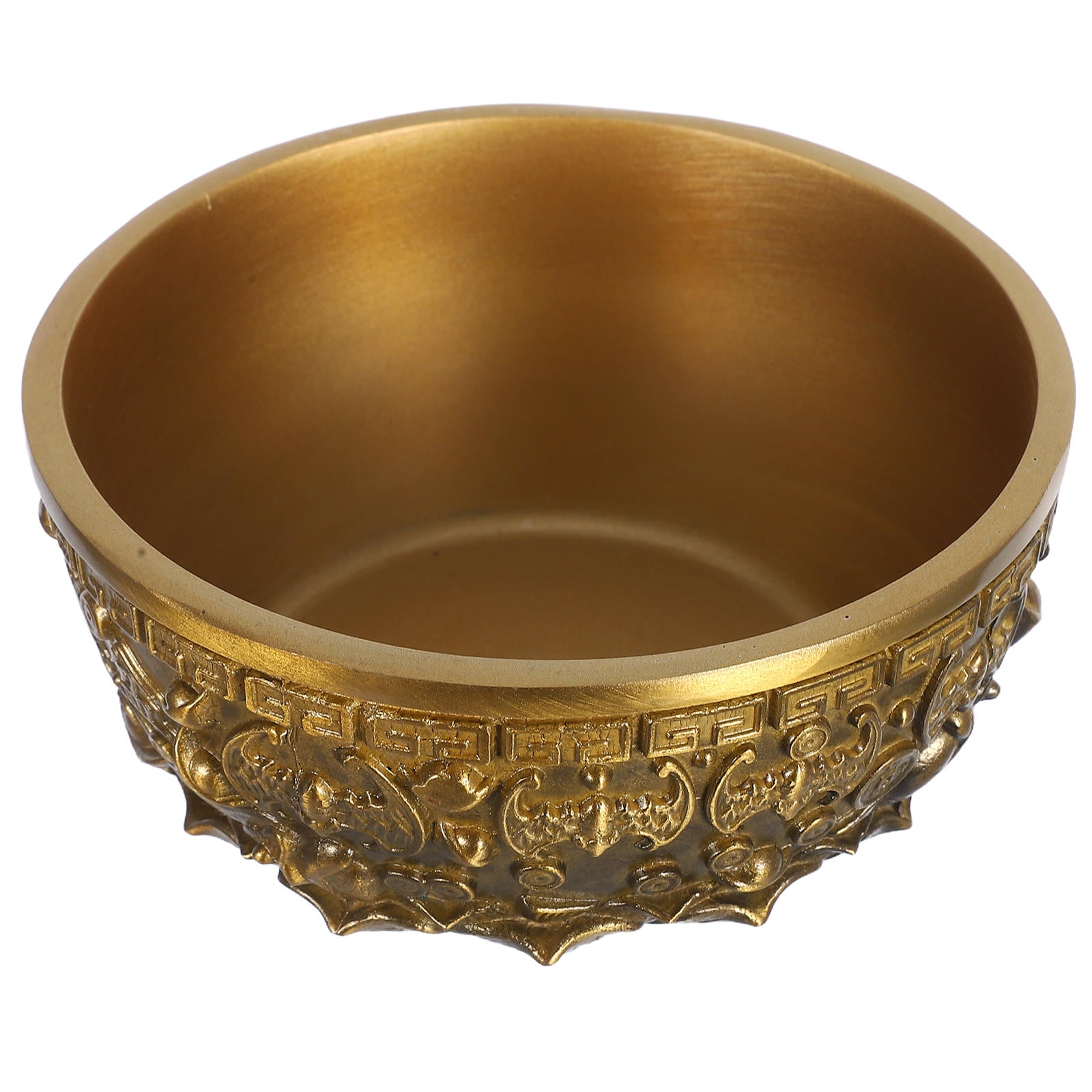 OUNONA Copper Feng Shui Wealth Bowl Treasure Bowl for Living Room and ...