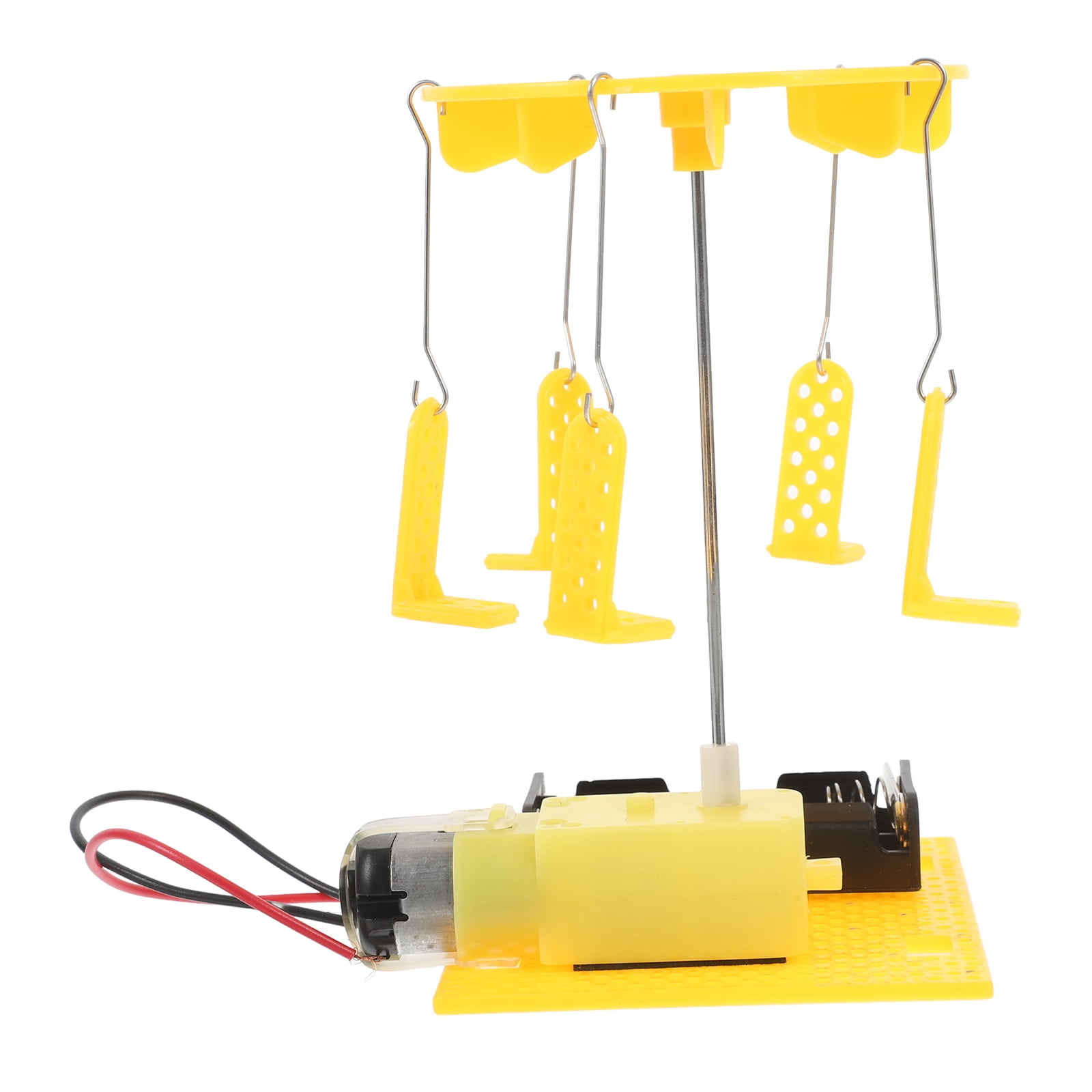 OUNONA DIY Flying Chair Set Yellow Electric Swing Craft Assembly Decor ...