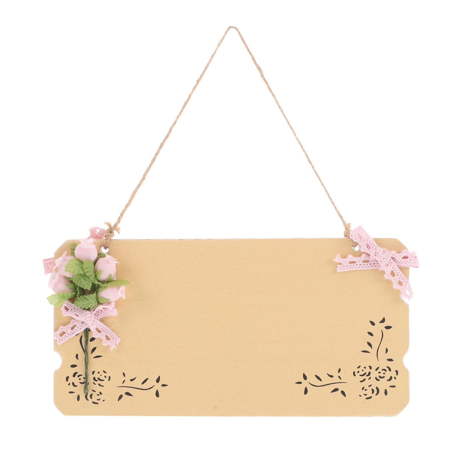 OUNONA Creative DIY Wooden Sign Blank Dual-Sided Open Closed Sign for ...