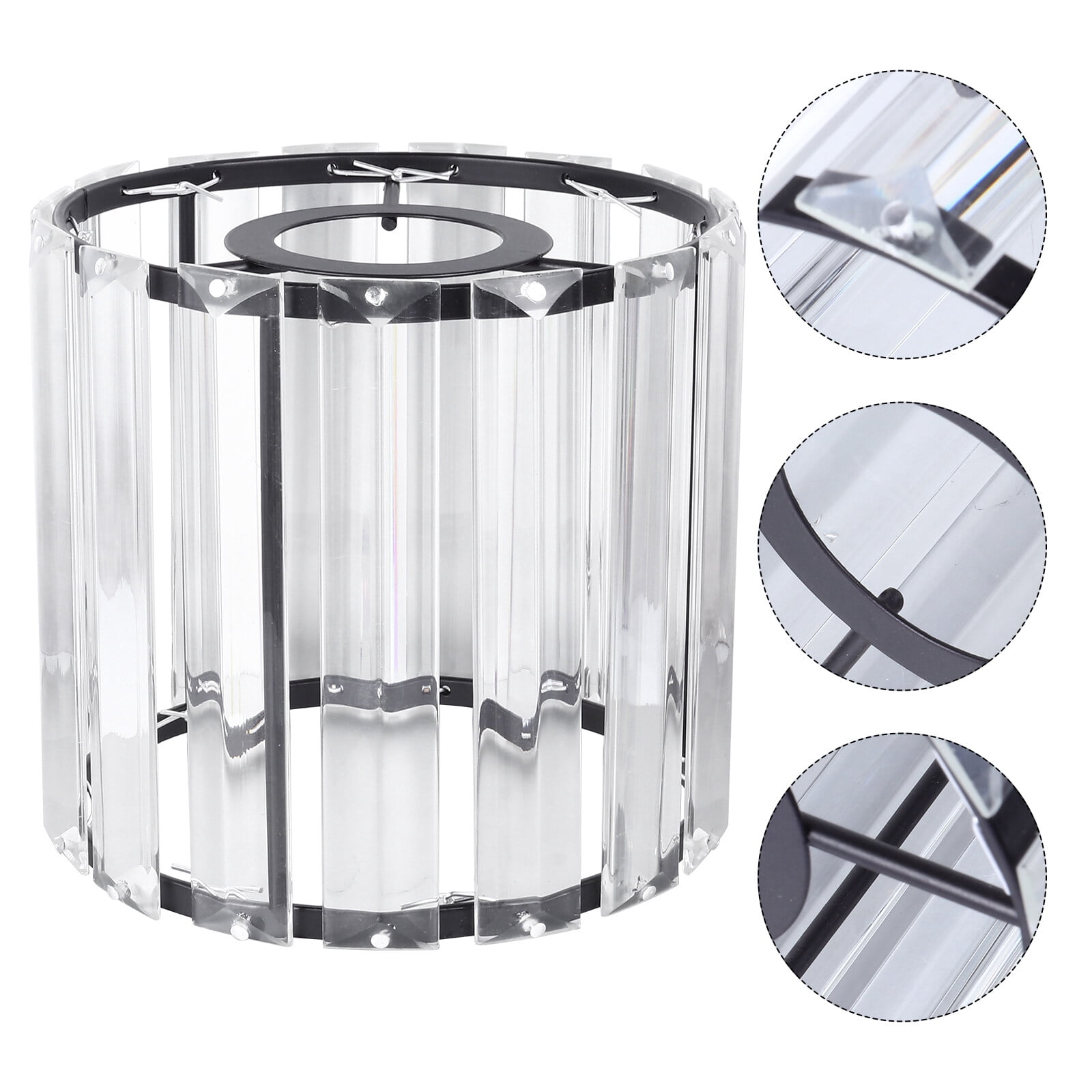 OUNONA Crystal Lamp Shade Creative Lamp Cover Ceiling Light Cover Light ...