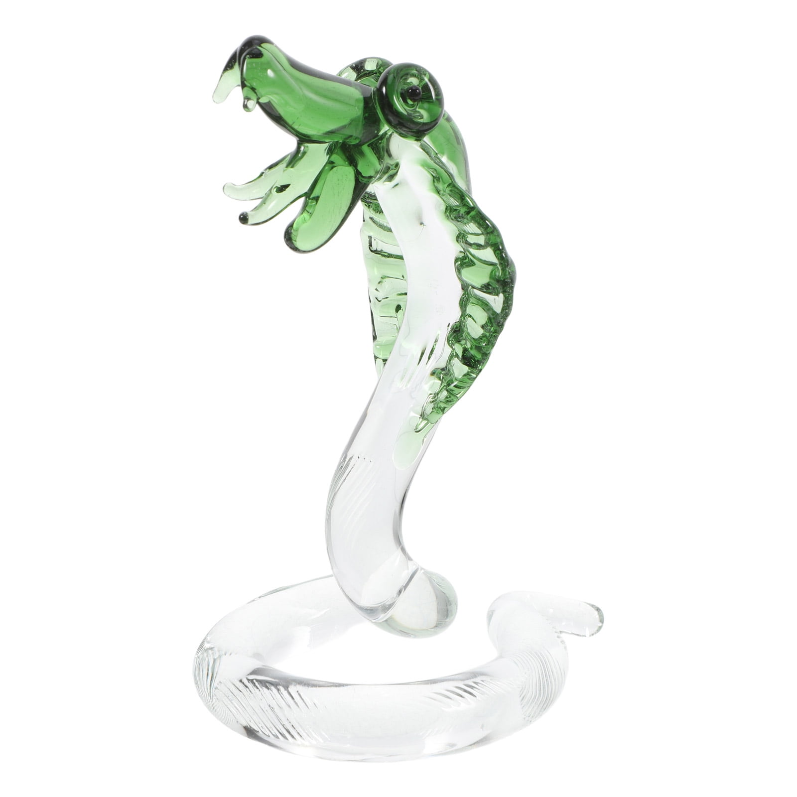 OUNONA Crystal Snake Statue Chinese Zodiac Snake Sculpture Rainbow ...