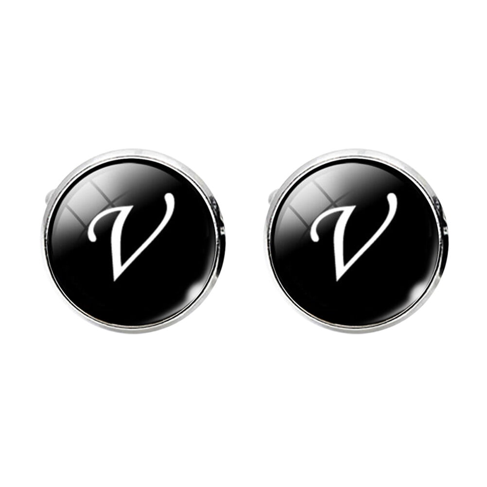 OUNONA Cufflinks Cuff Collar Button Men Links Mens Set Studs Initial ...