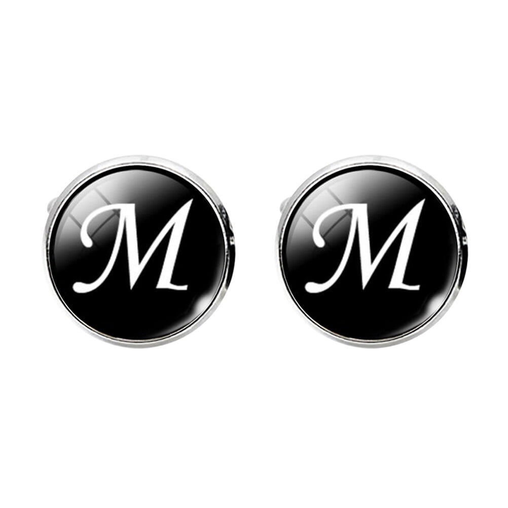OUNONA Cufflinks Cuff Collar Button Men Links Mens Set Studs Initial ...