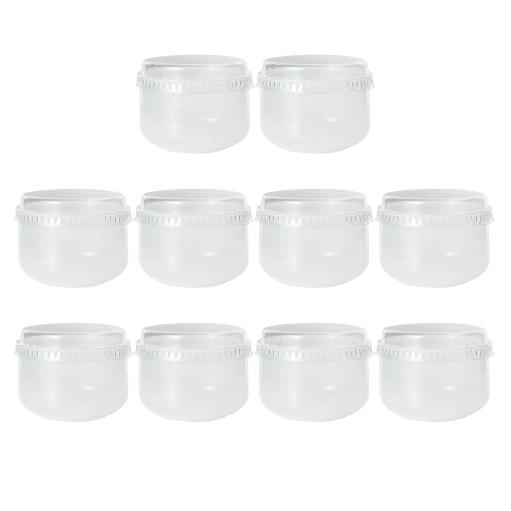 TABLETREANDS Pudding Cups with Lids for Restaurants 10Pack 2.7X2.7X2 ...
