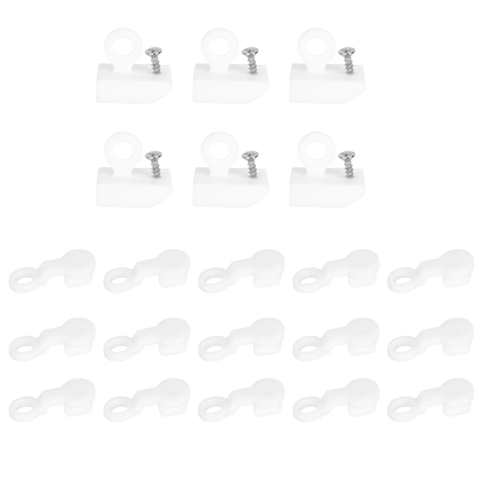OUNONA Curtain Track Wheel Long Lasting Gliders Carriers - Walmart.com